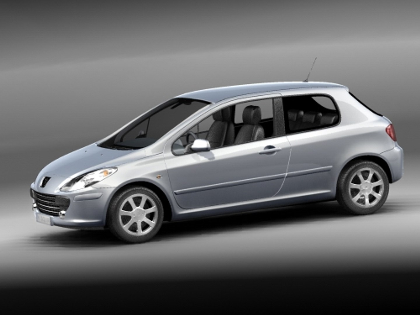3d Model Peugeot 307 3door