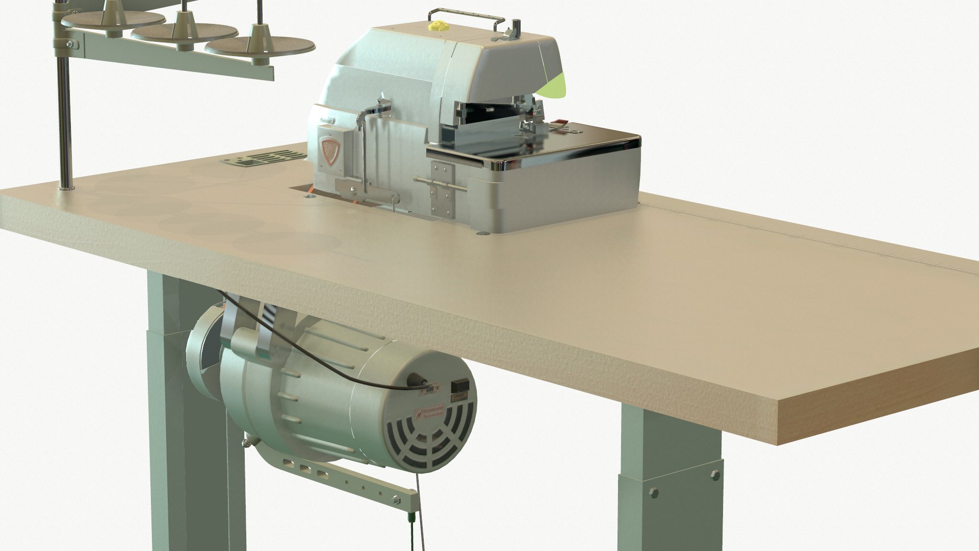 Sewing industrial overlock yamata 3D - TurboSquid 1419402