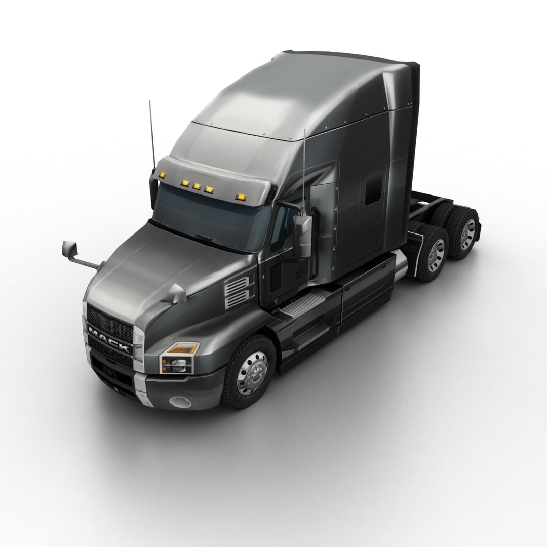 3D 2018 Mack Anthem Model - TurboSquid 1643394