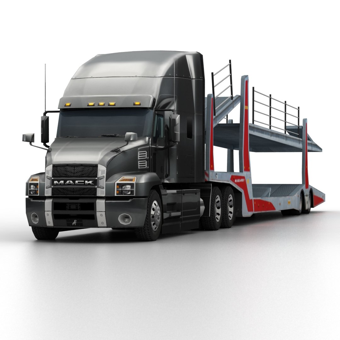 3D 2018 Mack Anthem Model - TurboSquid 1643394