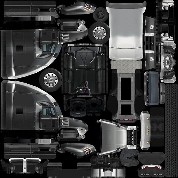 3D 2018 mack anthem model - TurboSquid 1643394