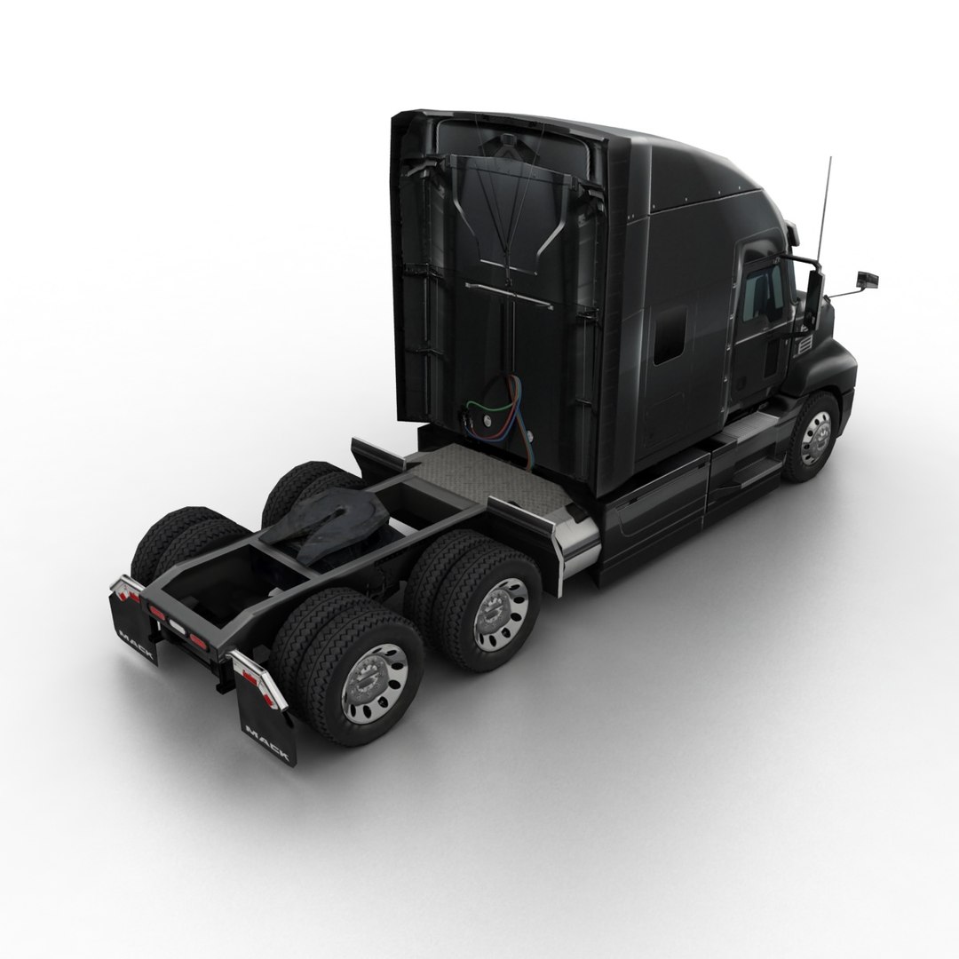 3D 2018 Mack Anthem Model - TurboSquid 1643394