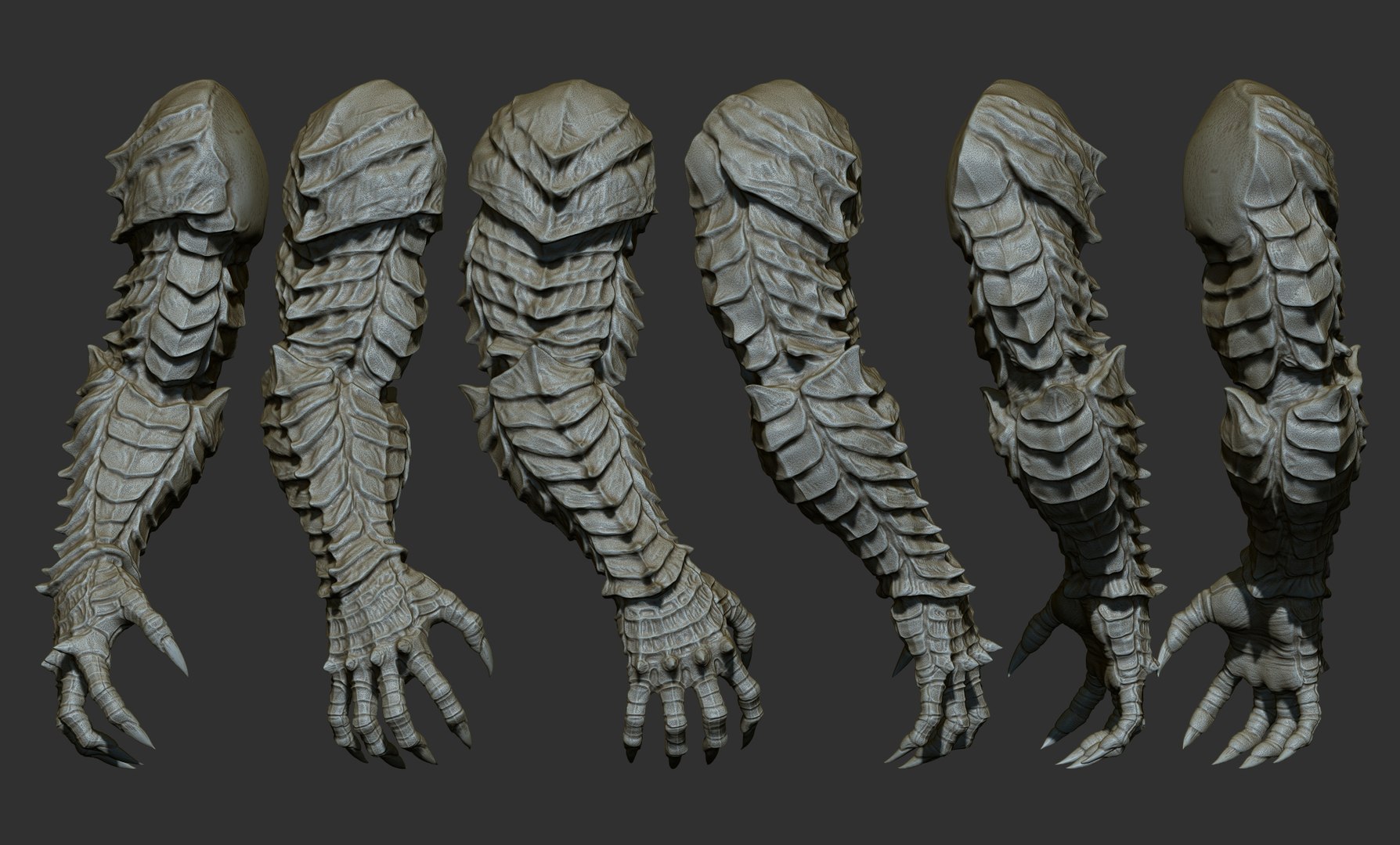 3D 25 Creature arms model - TurboSquid 1958454
