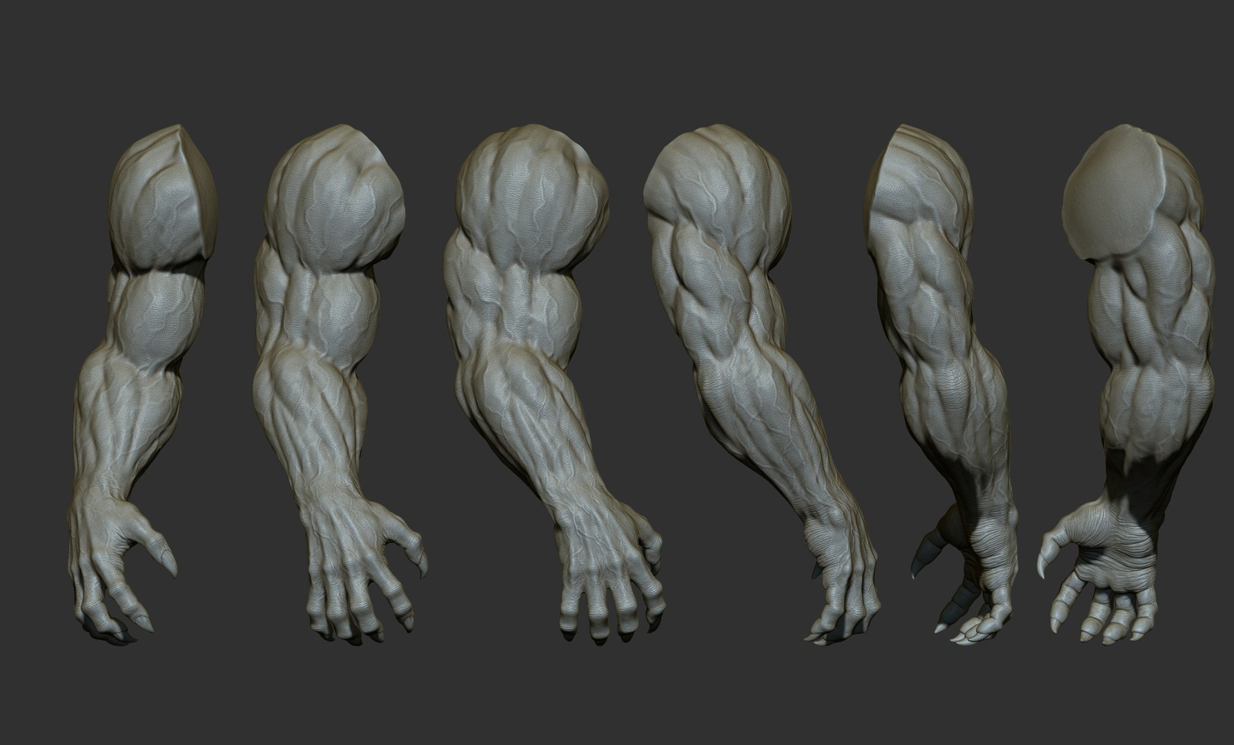 3D 25 Creature arms model - TurboSquid 1958454