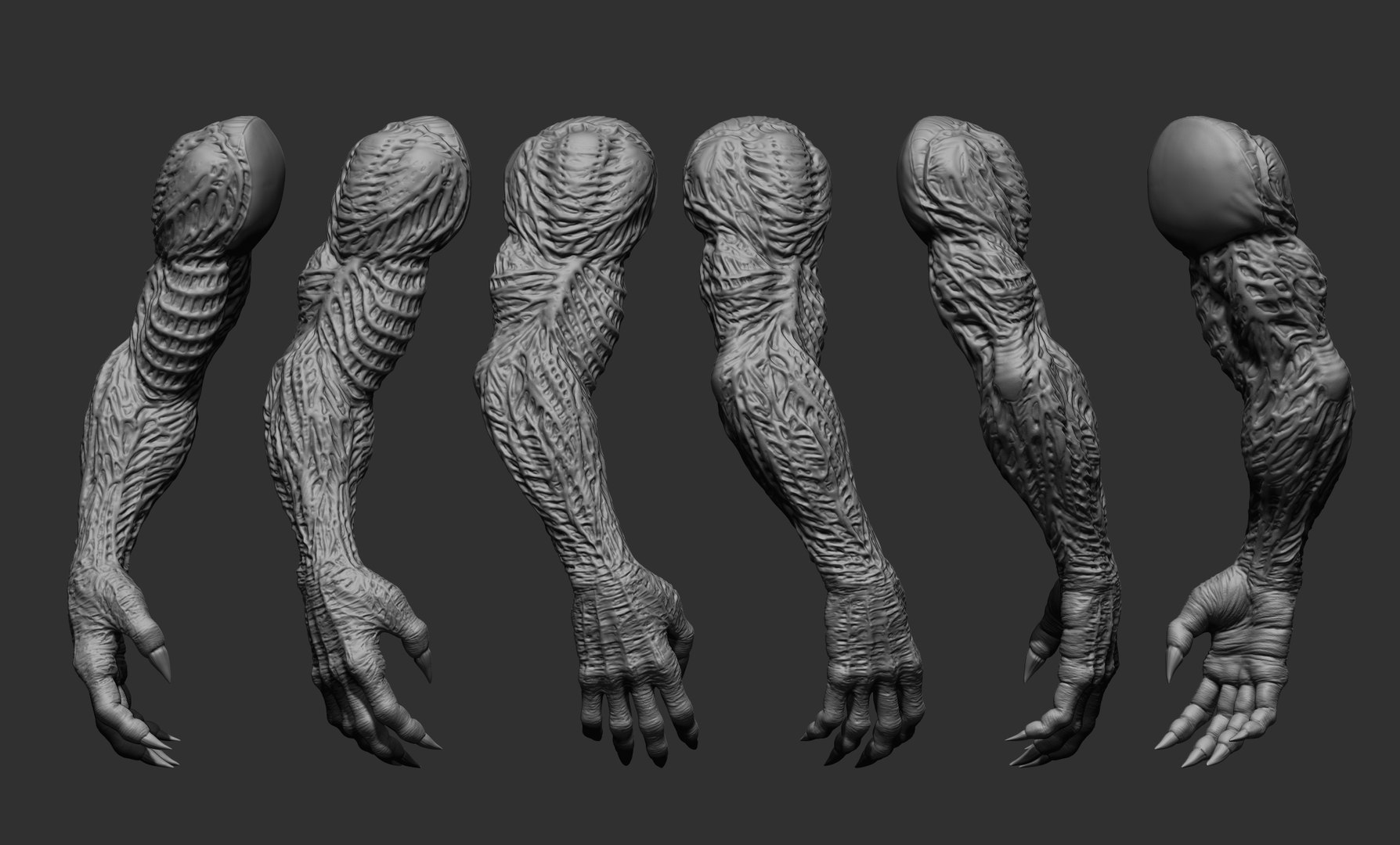 3D 25 Creature arms model - TurboSquid 1958454