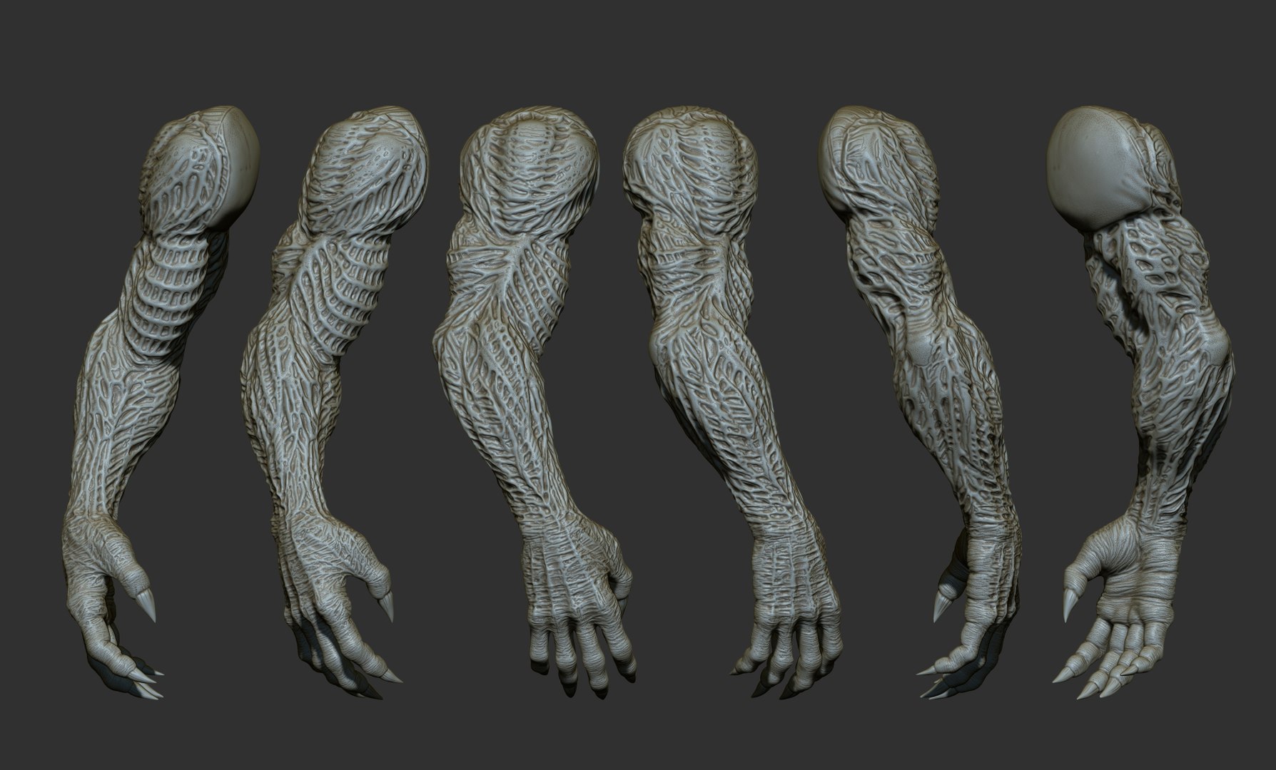 3D 25 Creature arms model - TurboSquid 1958454