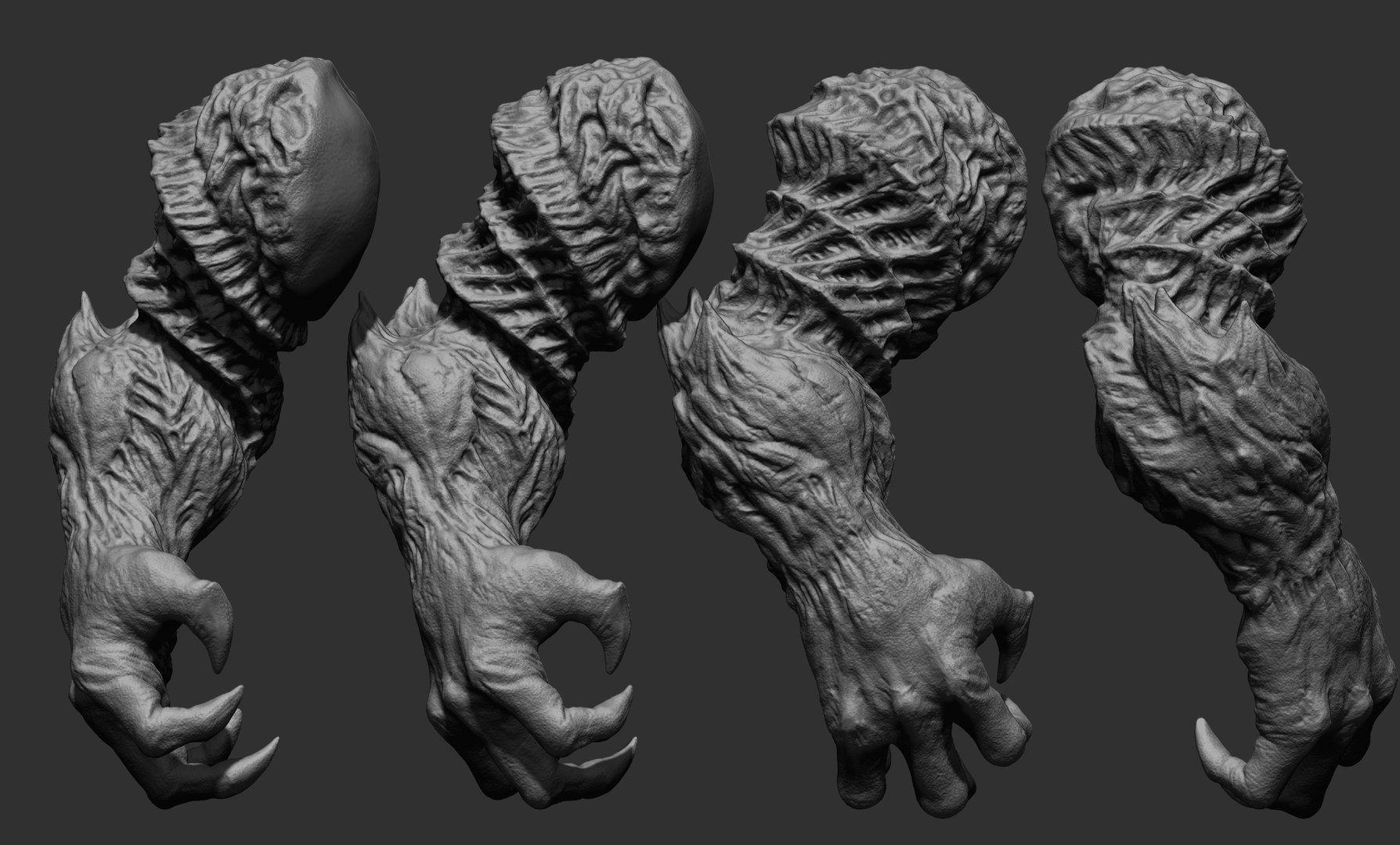 3D 25 Creature arms model - TurboSquid 1958454