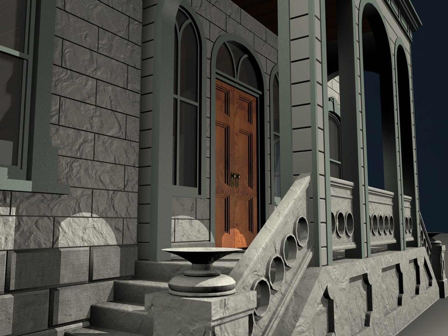 C4d Victorian House