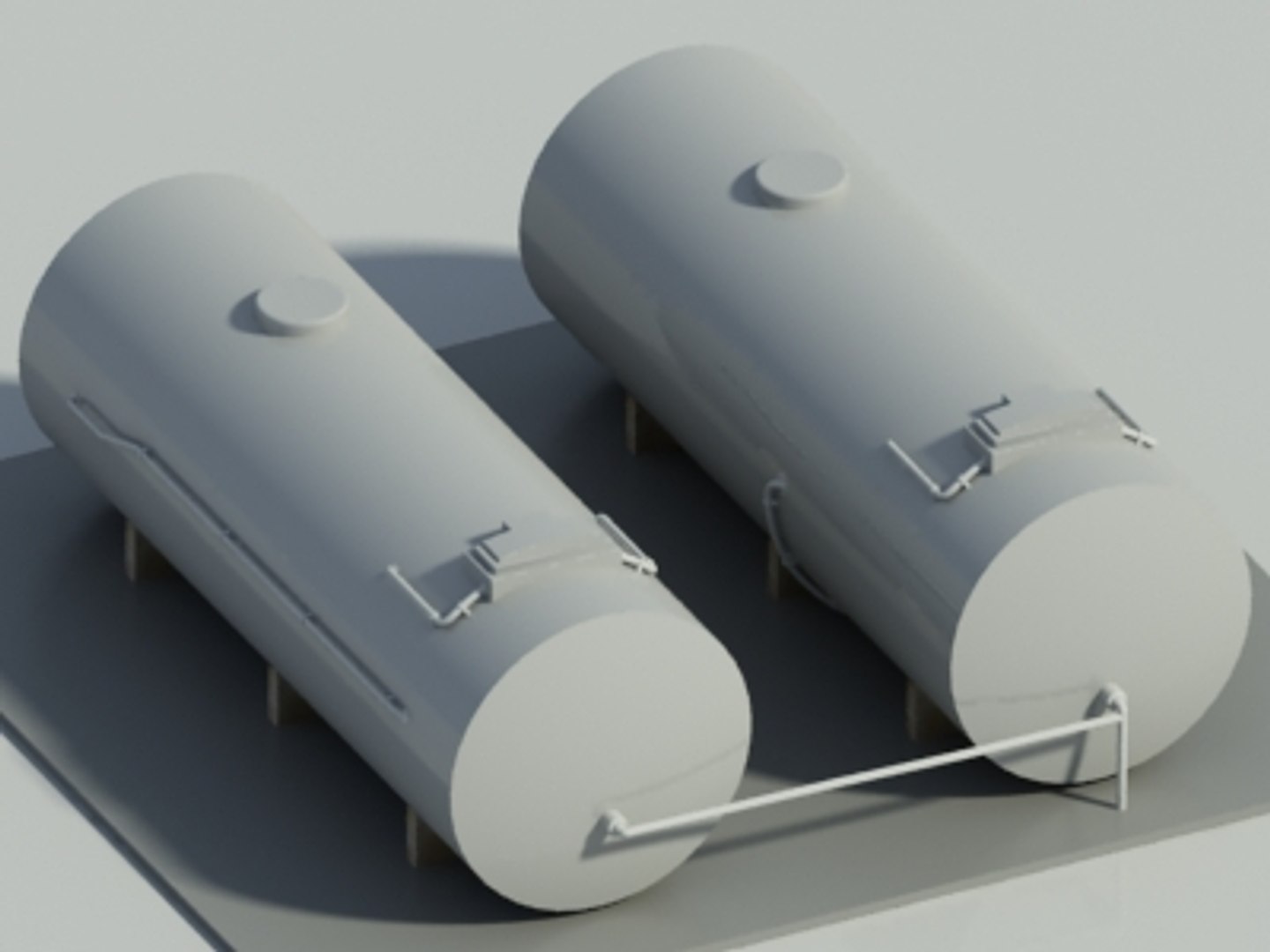 Gas Tank 3d Model