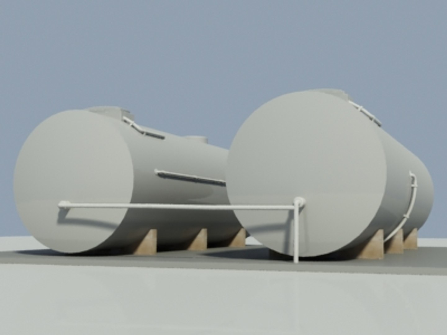 Gas Tank 3d Model