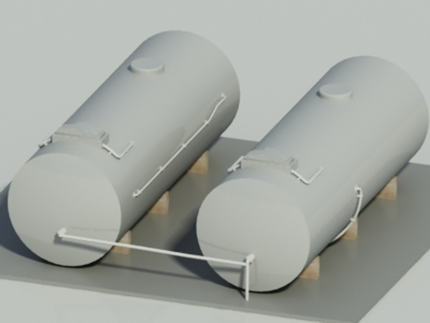 Gas Tank 3d Model