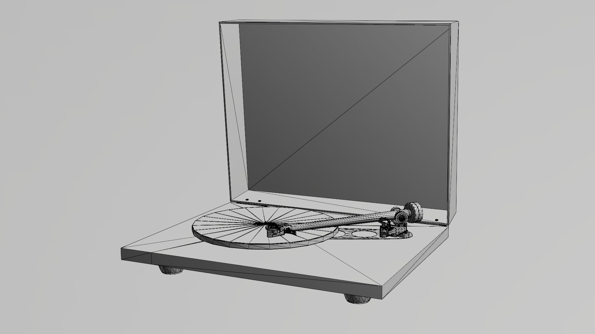 3D Vinyl Player model - TurboSquid 2092250
