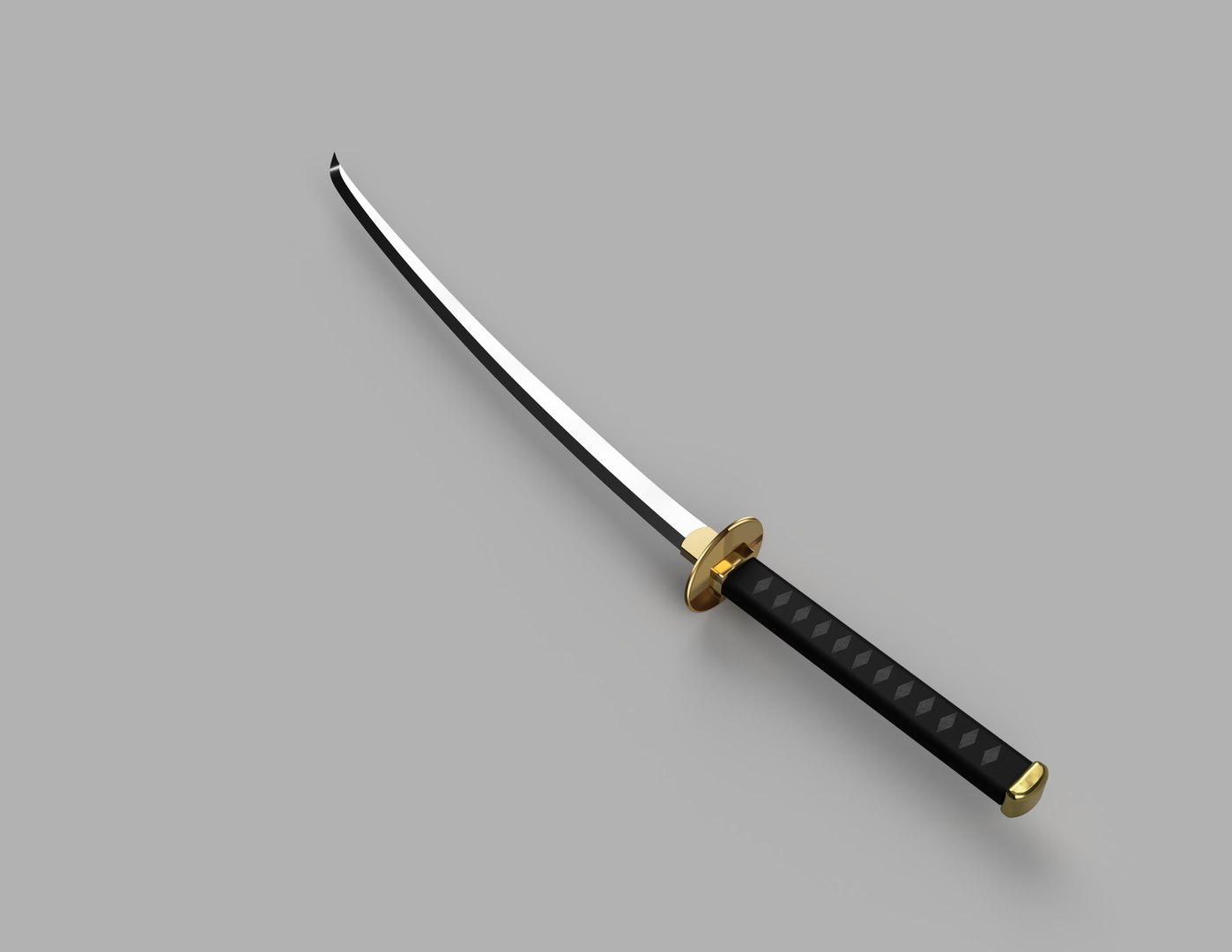 Samurai Sword 3D Model - TurboSquid 1598677