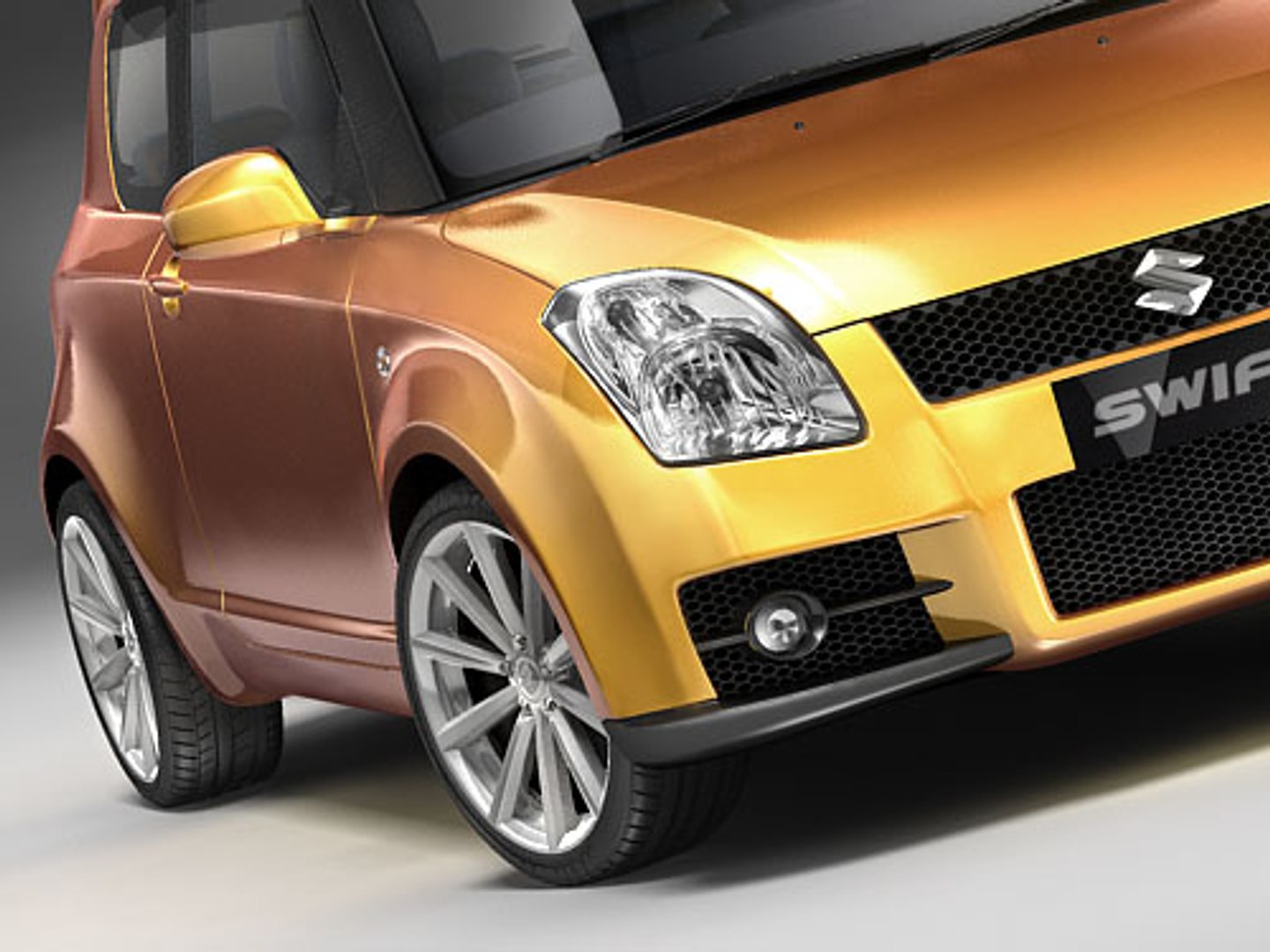 suzuki swift sport 3d model