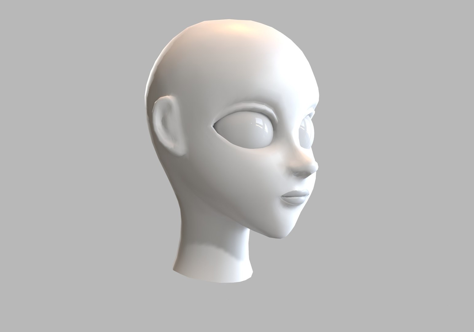 Head With 12 Shape Keys 3D Model - TurboSquid 1883569