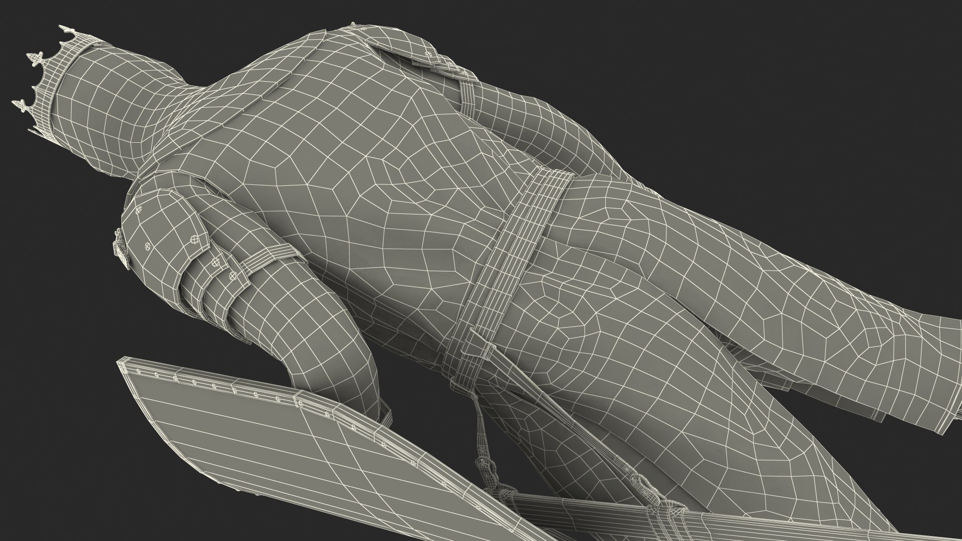 Crusader knight king attack 3D - TurboSquid 1509484