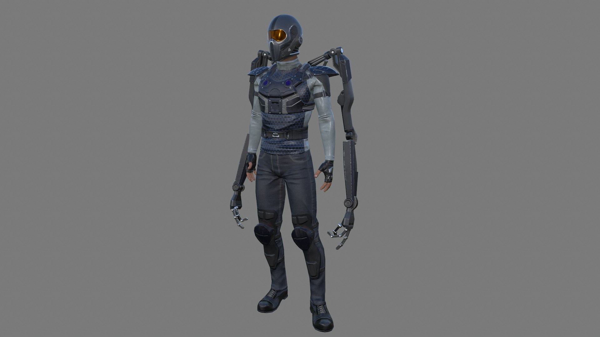 Exosuit male 3D - TurboSquid 1699468