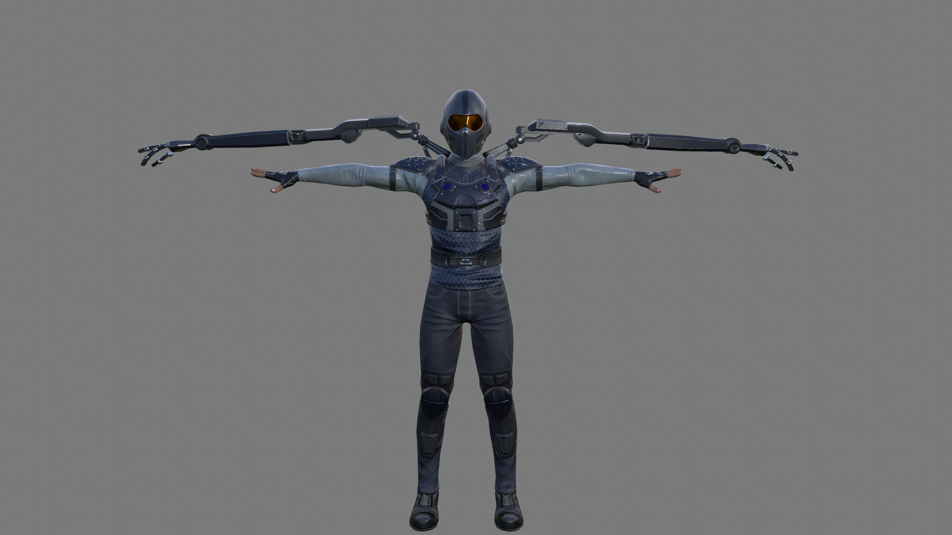 Exosuit male 3D - TurboSquid 1699468
