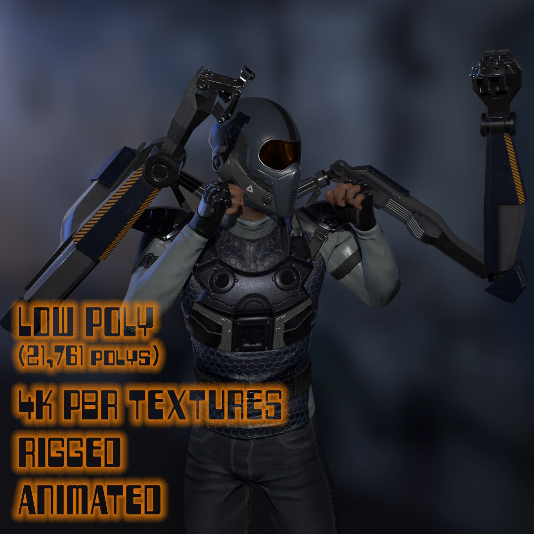 Exosuit Male 3D - TurboSquid 1699468
