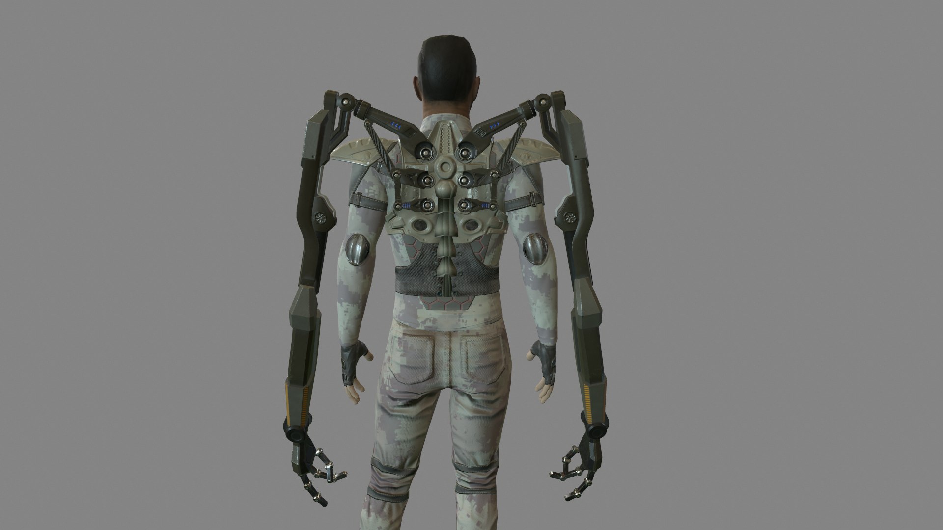 Exosuit male 3D - TurboSquid 1699468