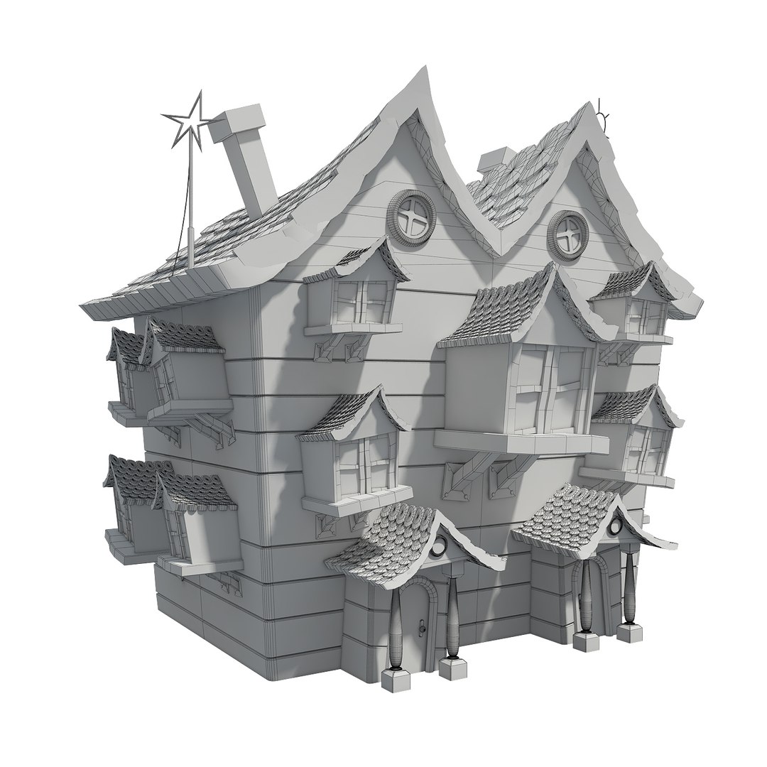 Fantasy House Model - TurboSquid 1350765