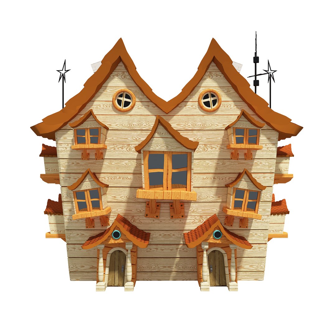 Fantasy House Model - TurboSquid 1350765