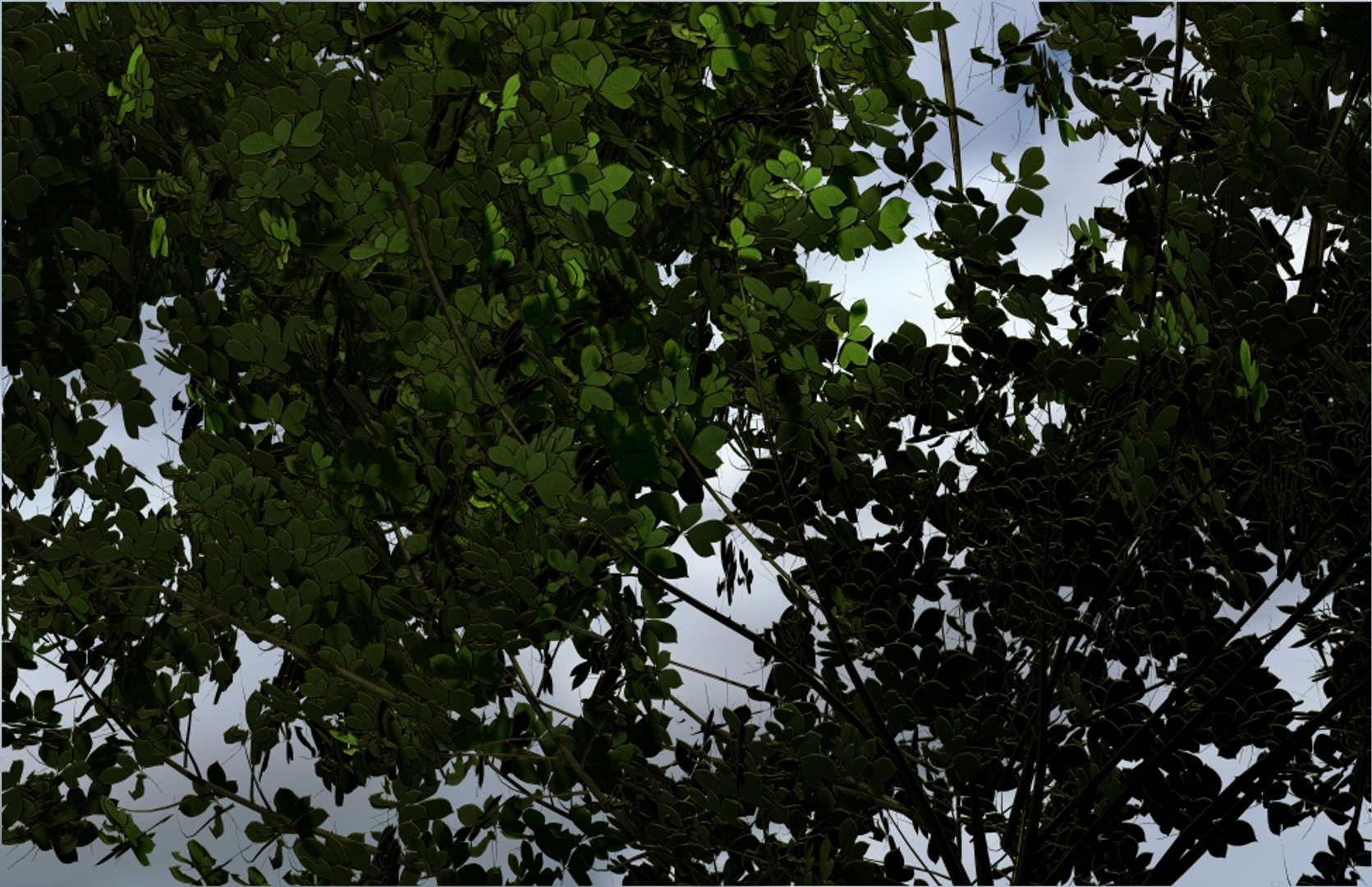 3d Model Fantasy Tree Displacement Maps