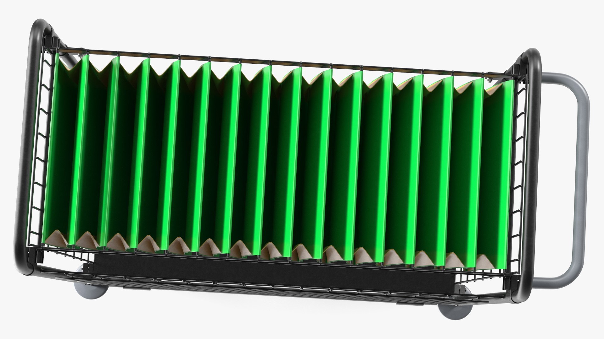 Large Mail Trolley Black 3D model - TurboSquid 1971086