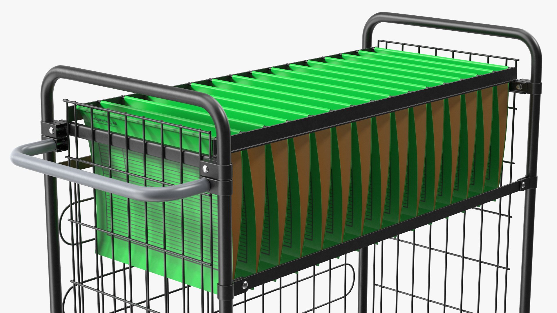 Large Mail Trolley Black 3D model - TurboSquid 1971086