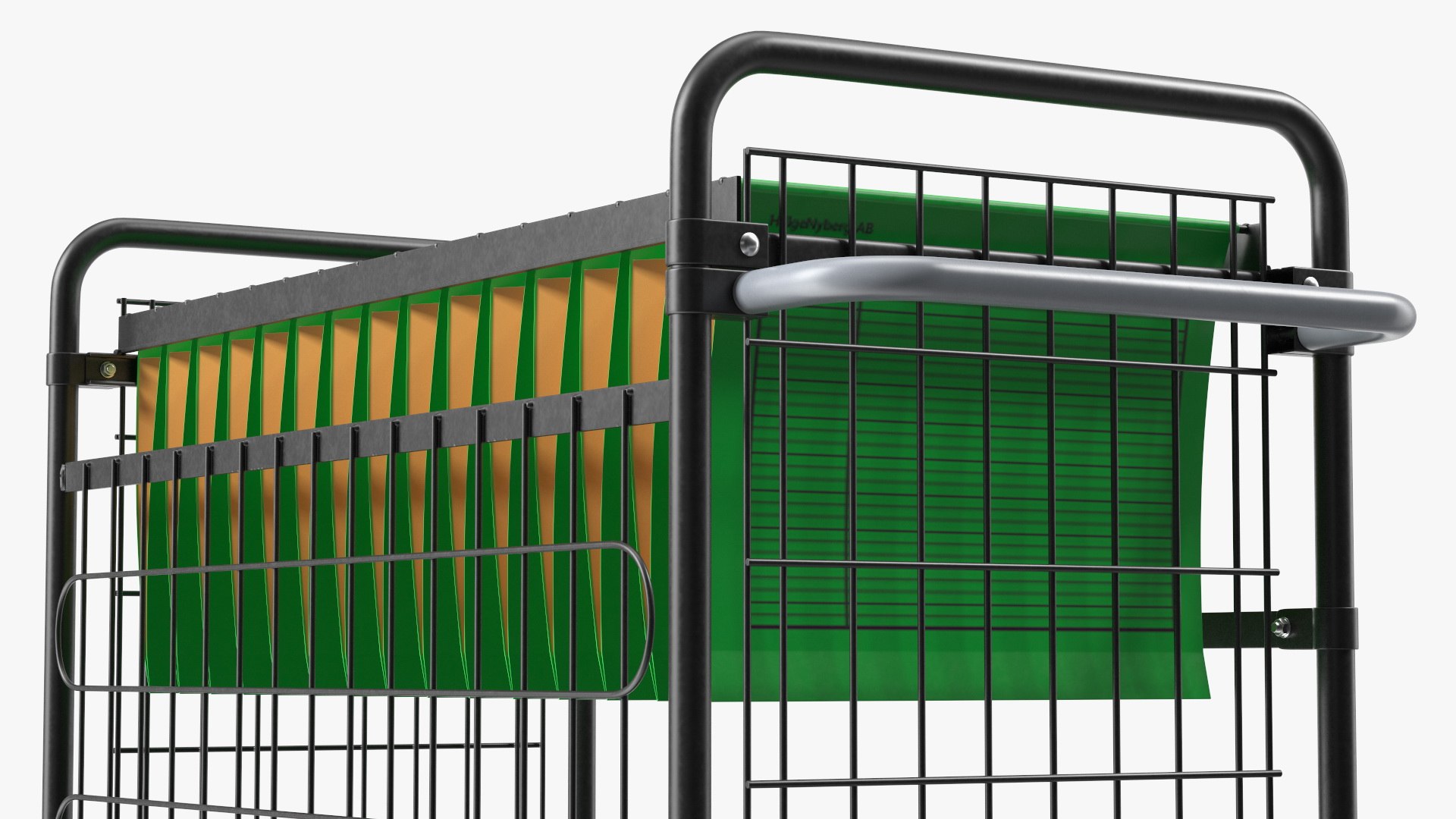 Large Mail Trolley Black 3D model - TurboSquid 1971086