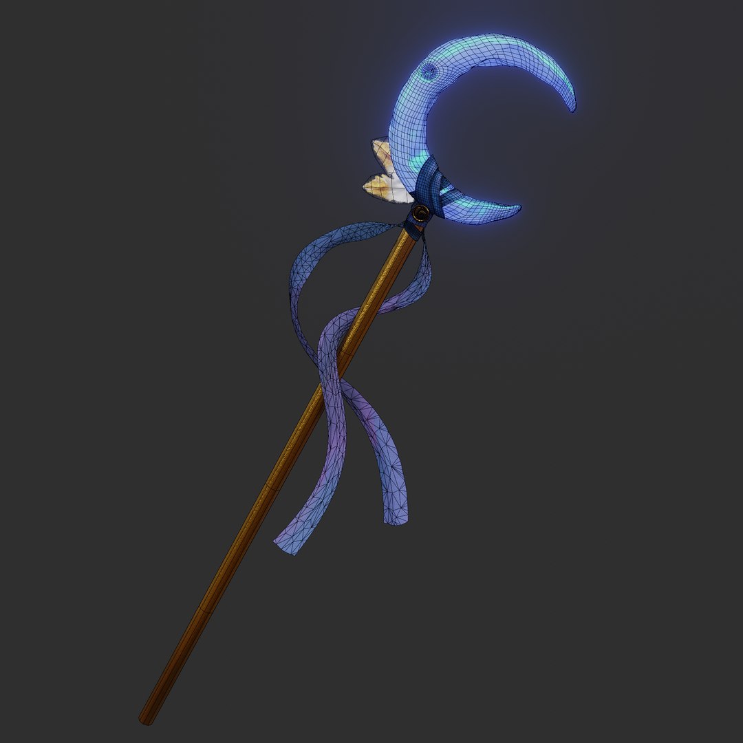 Magic Staff 3D Model - TurboSquid 1819804