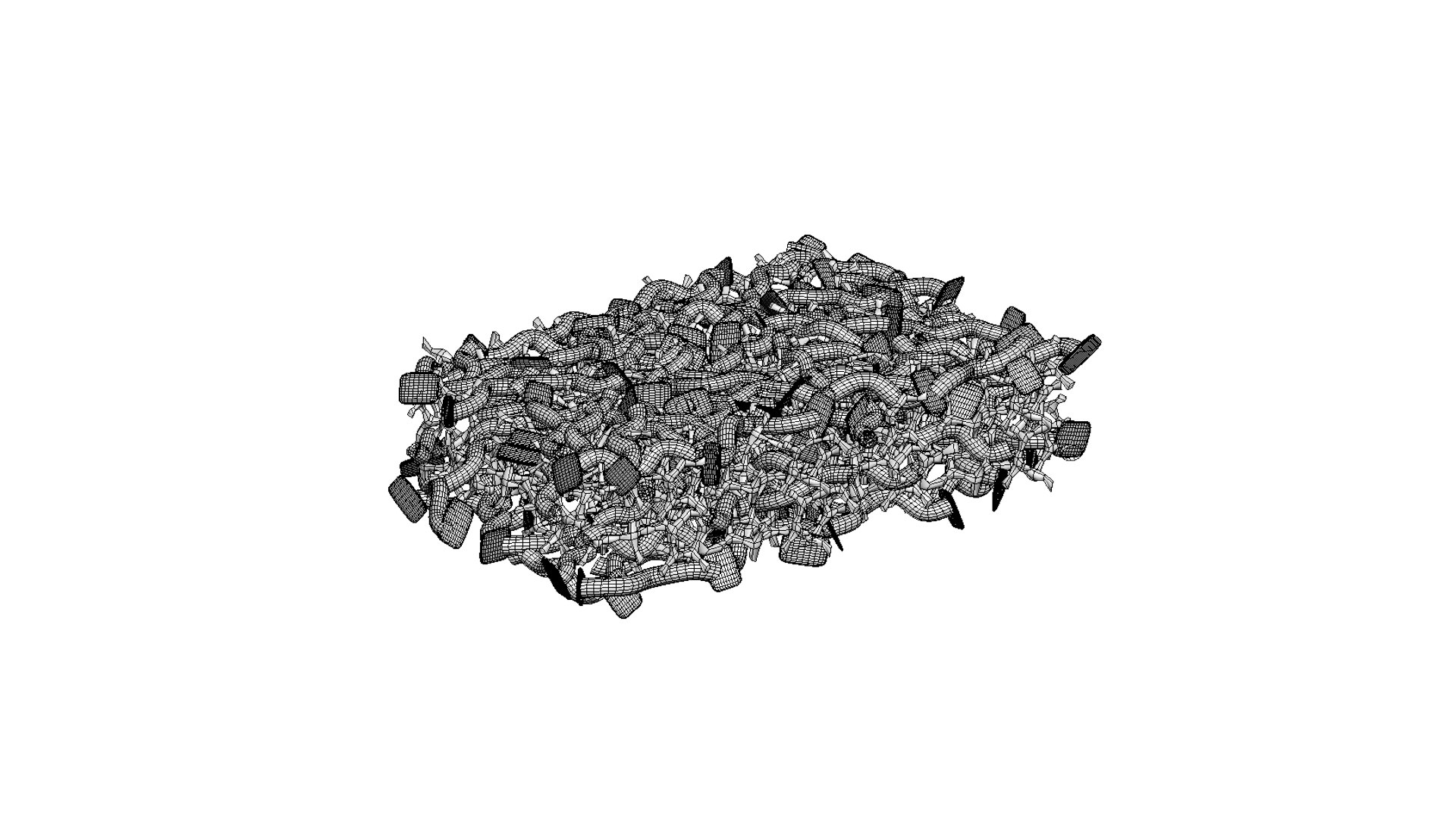 3d Sponge Structure Trabecular Bone Structure Microstructure Model Turbosquid 2155485