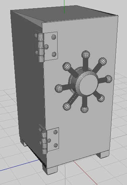 gun safe 3d 3ds