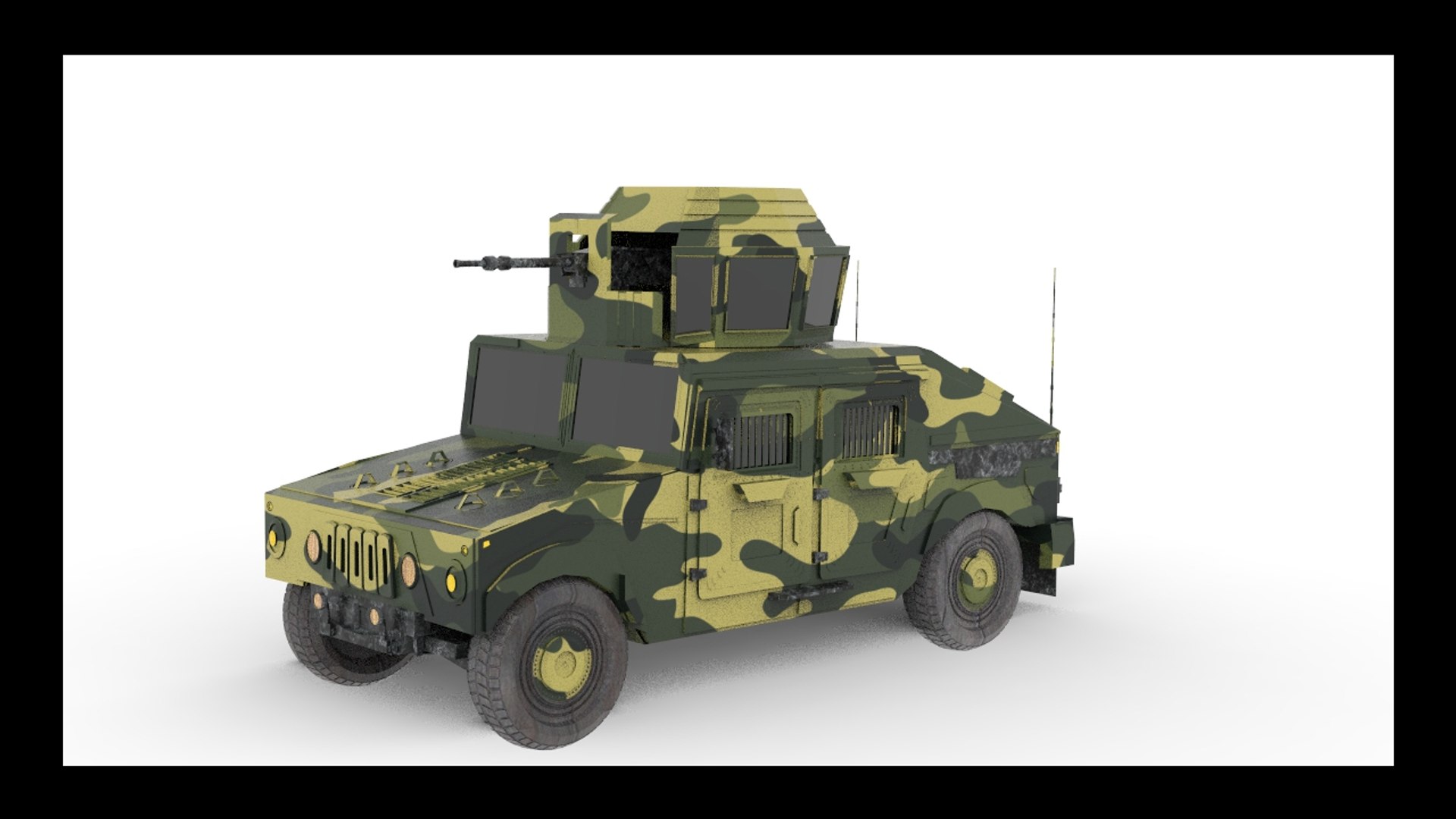3D humvee - TurboSquid 1354016
