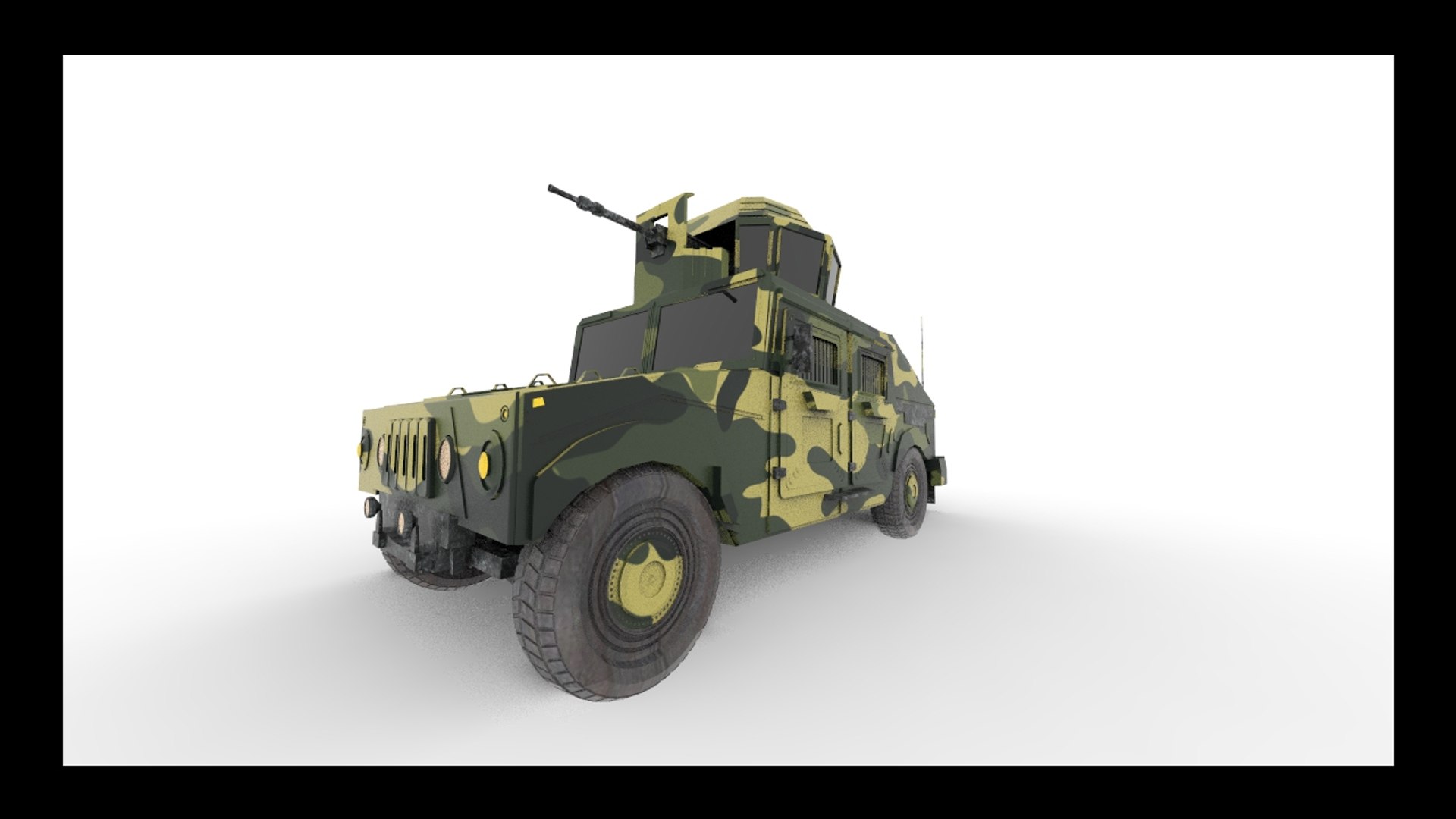 3D humvee - TurboSquid 1354016