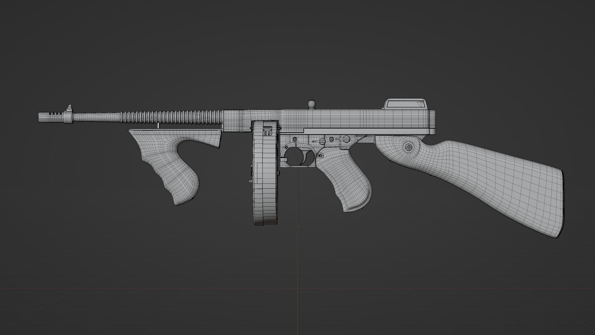 Submachine Gun High-Poly 3D Model 3D - TurboSquid 2069027