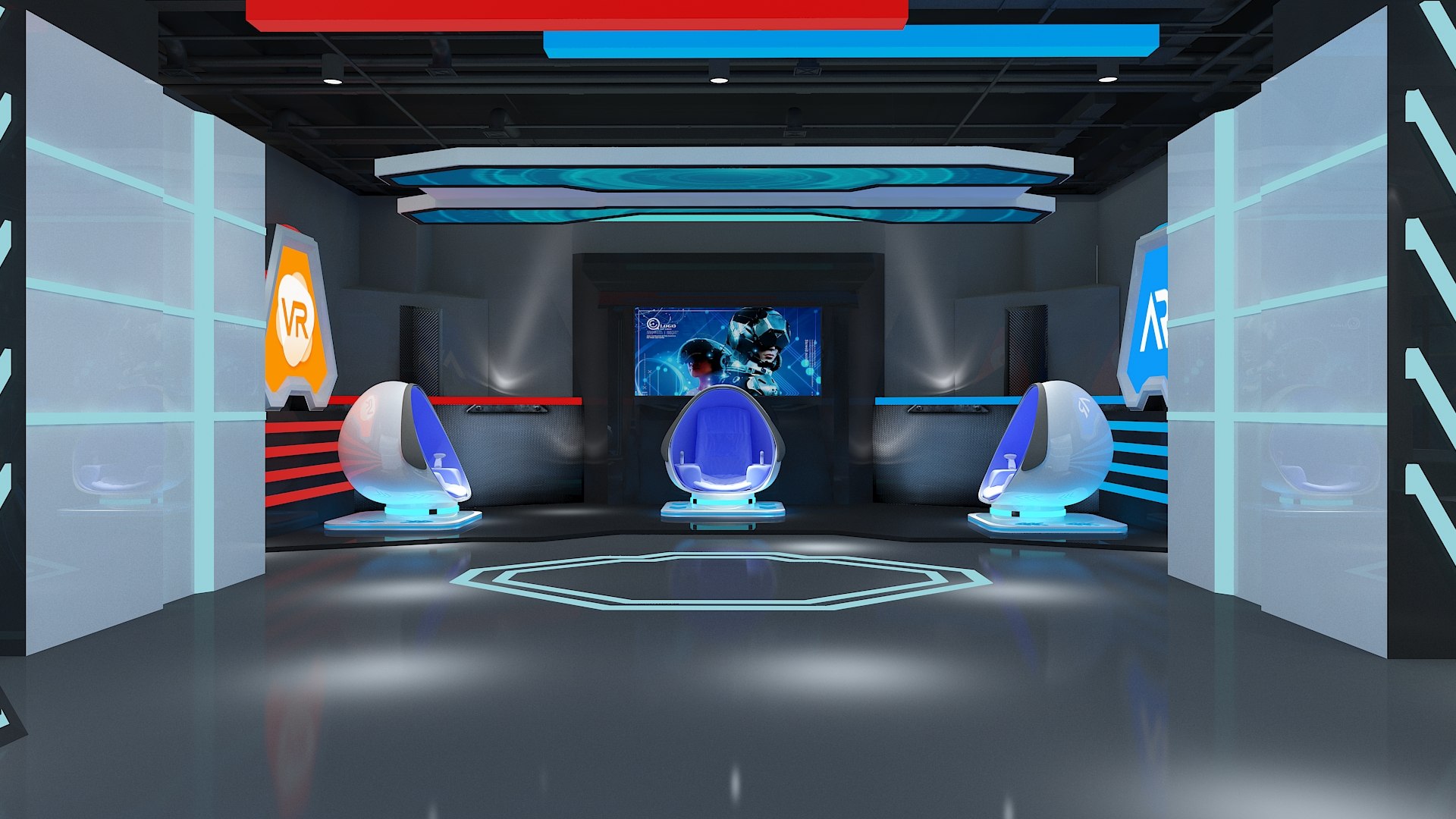 VR Experience Center 02 Model - TurboSquid 2106951