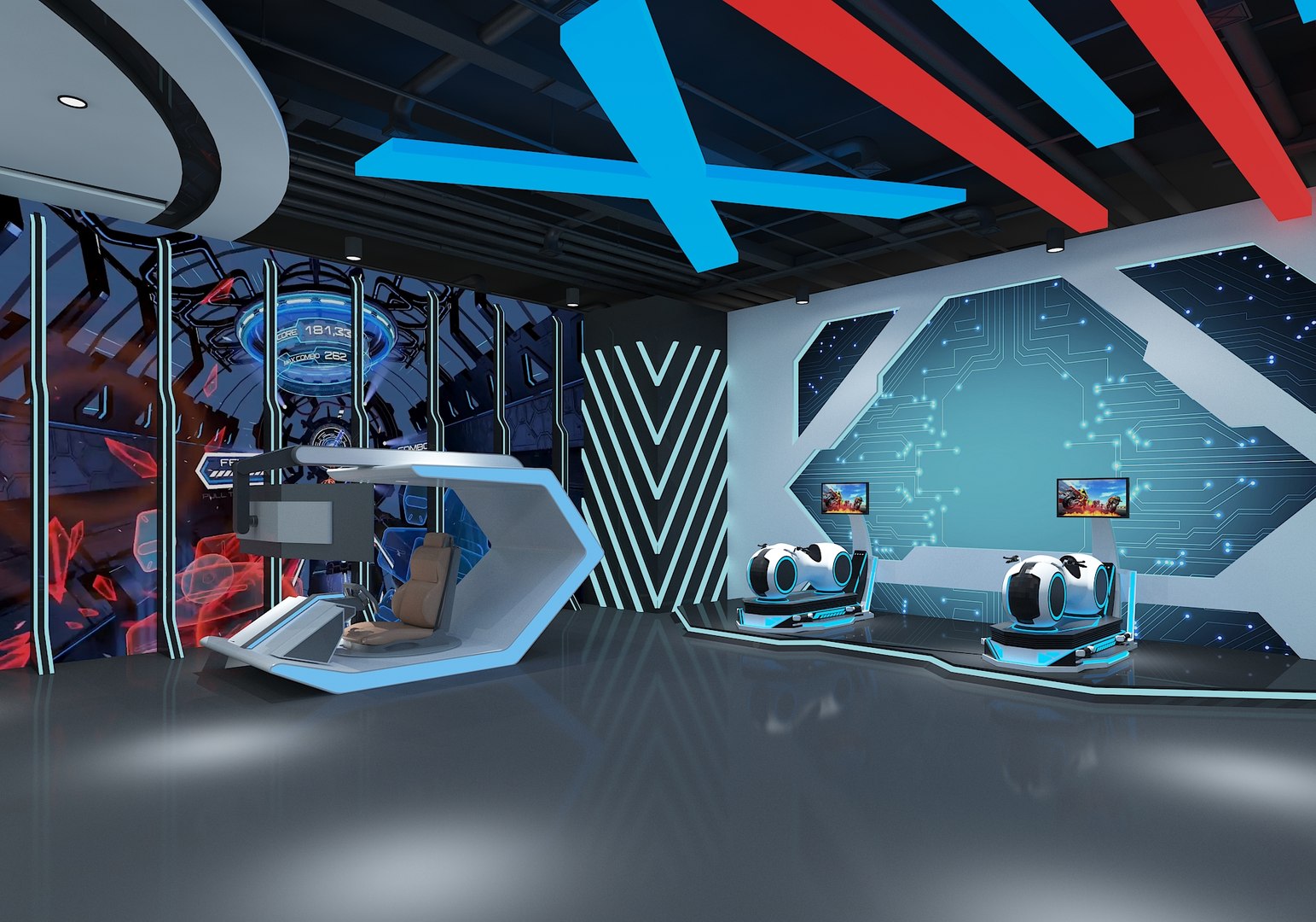 VR Experience Center 02 Model - TurboSquid 2106951