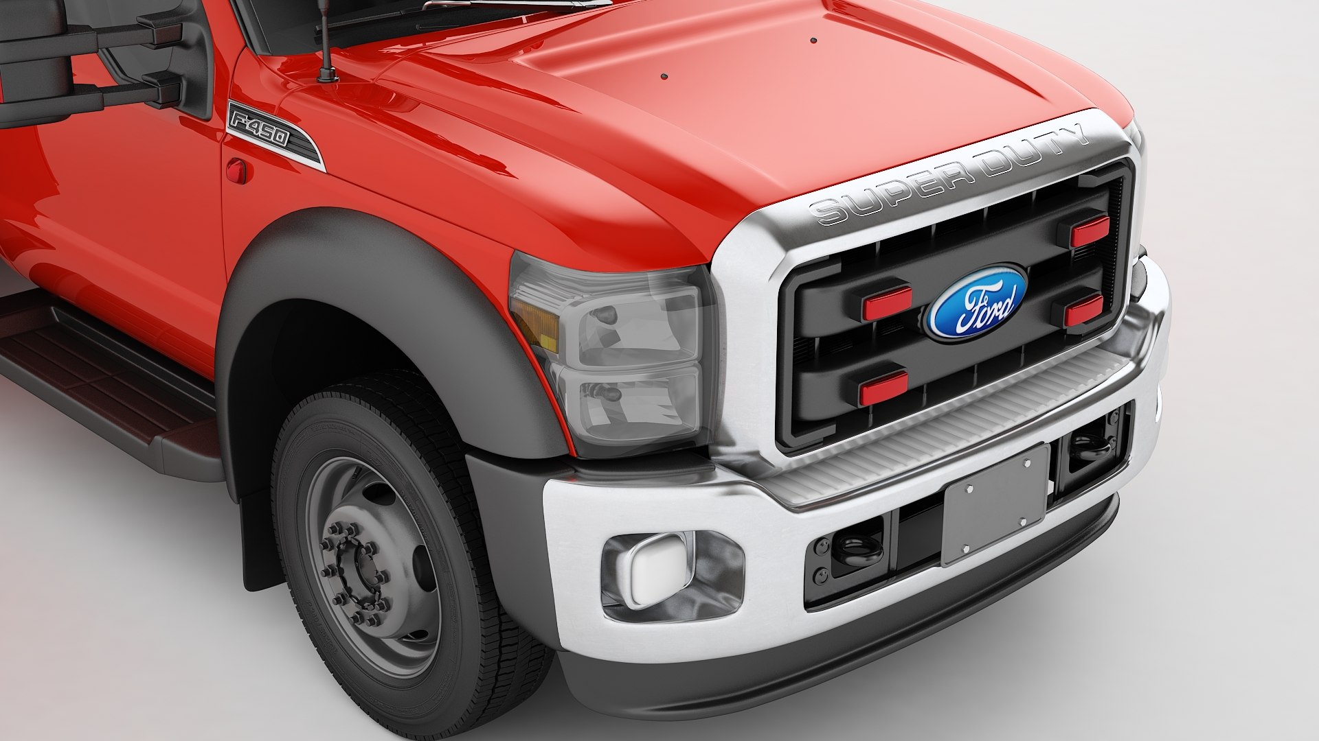 3D Ford F450 2012 Articulating Bucket Truck 03 - TurboSquid 2000956