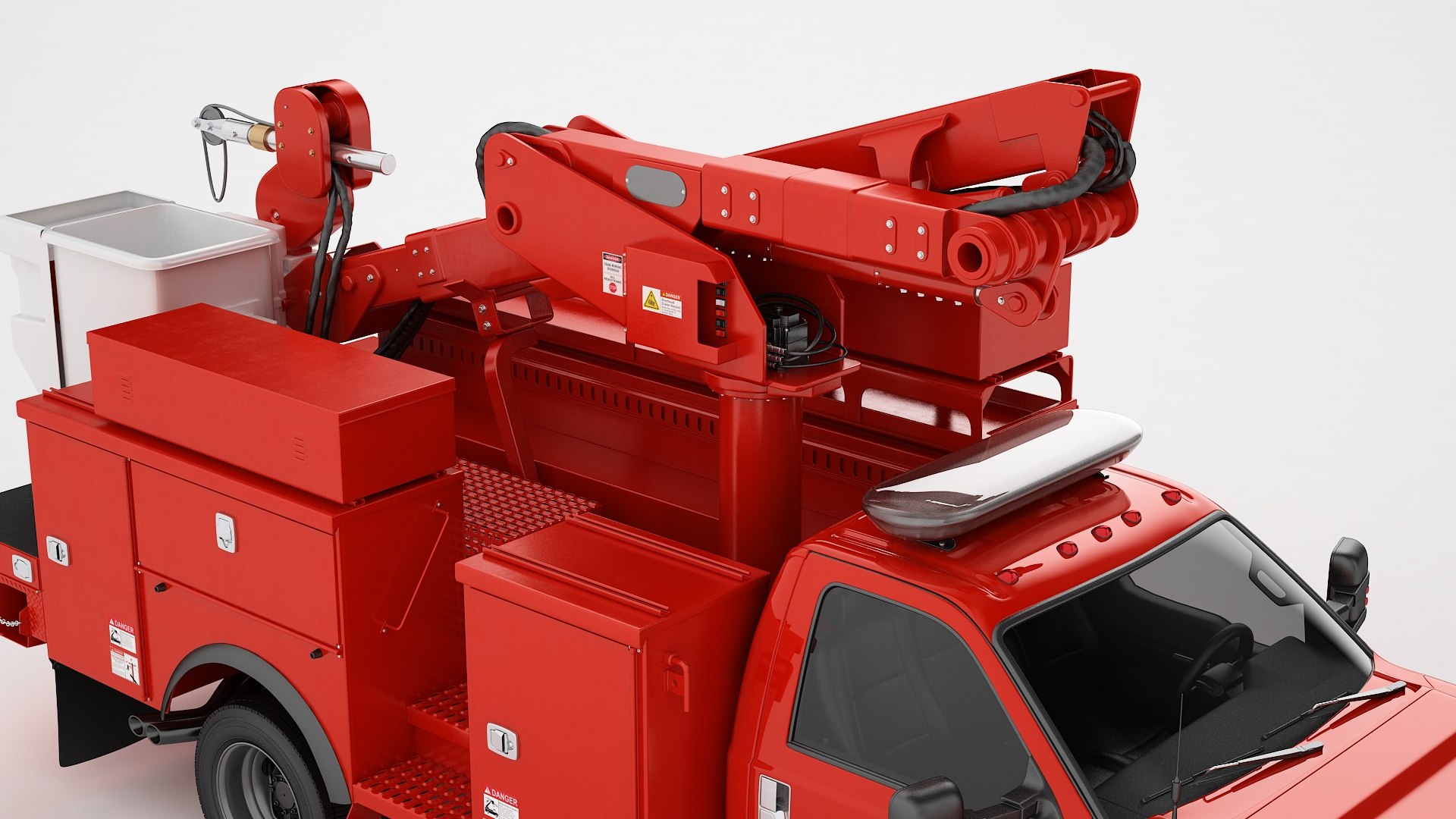 3D Ford F450 2012 Articulating Bucket Truck 03 - TurboSquid 2000956