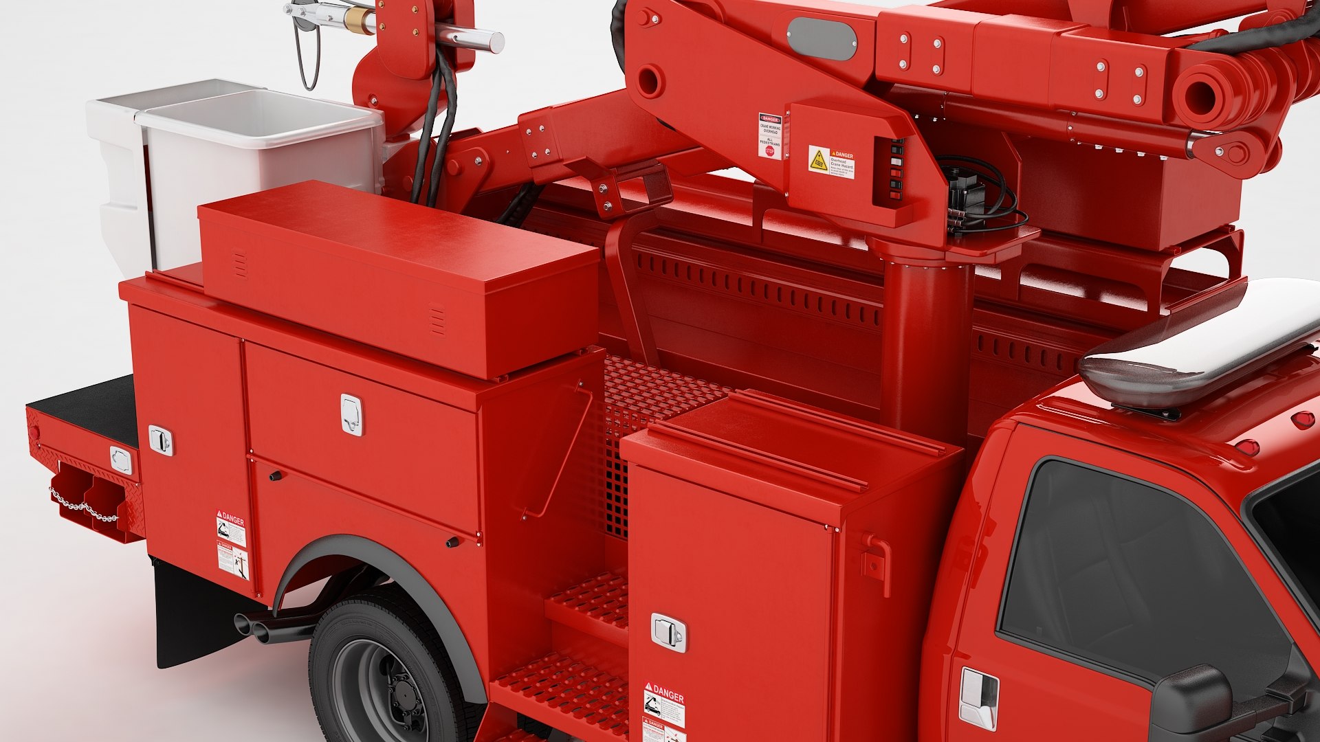 3D Ford F450 2012 Articulating Bucket Truck 03 - TurboSquid 2000956