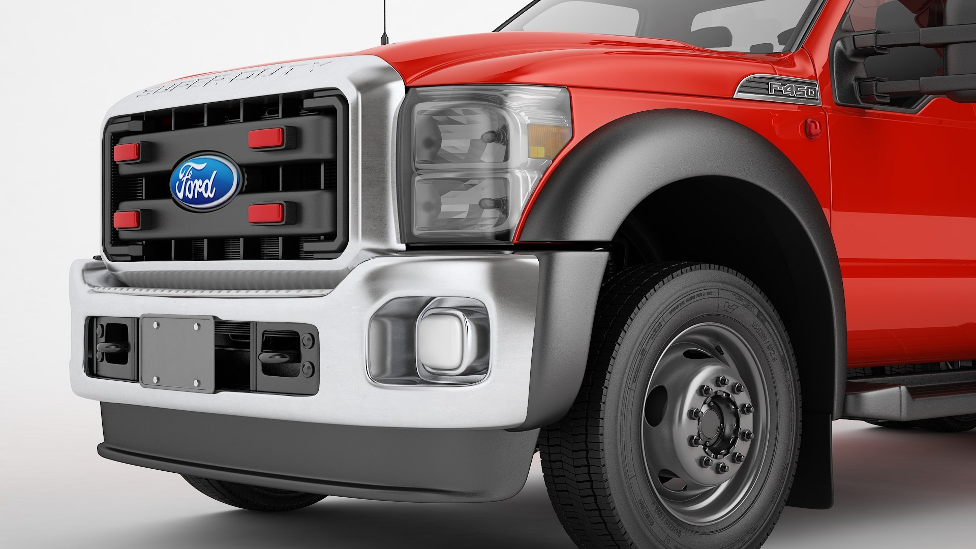 3D Ford F450 2012 Articulating Bucket Truck 03 - TurboSquid 2000956