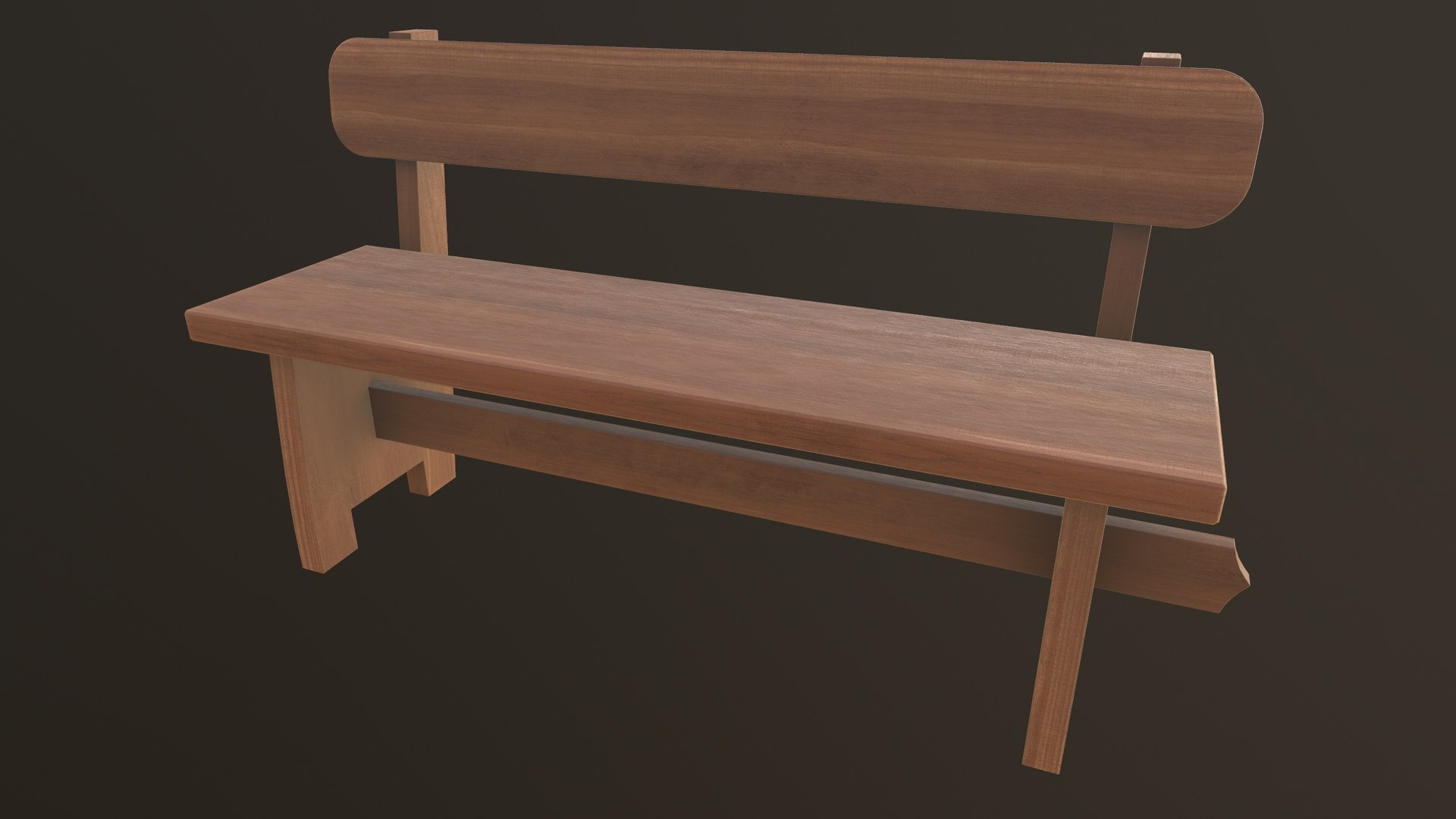 Modern Bench 3D Model AR VR Model - TurboSquid 1973665