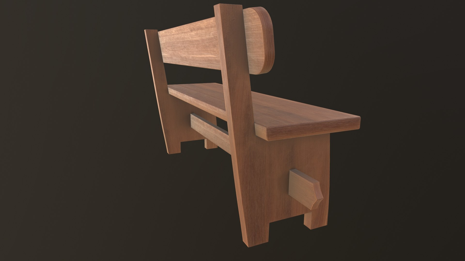Modern Bench 3D Model AR VR Model - TurboSquid 1973665