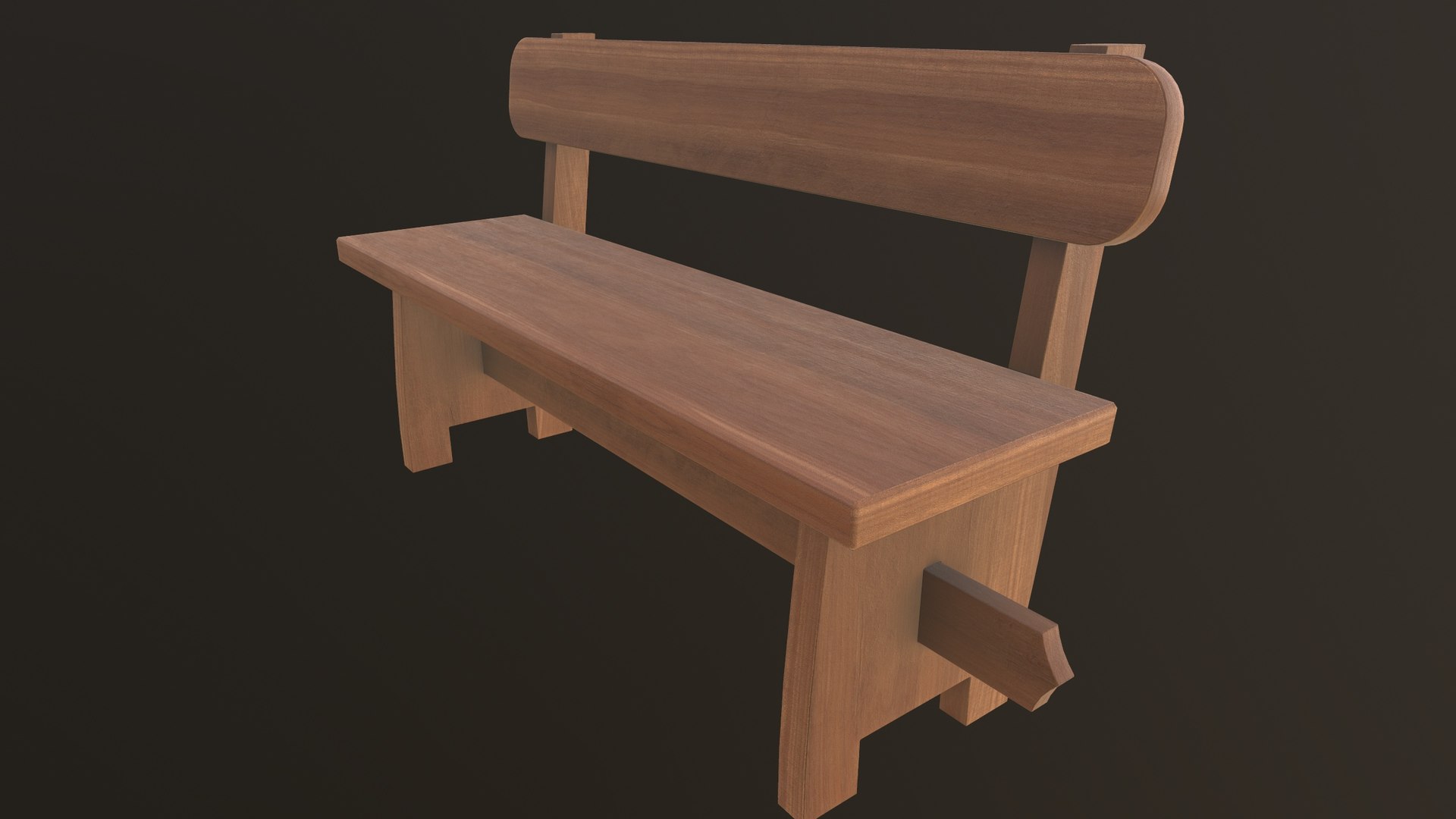 Modern Bench 3D Model AR VR Model - TurboSquid 1973665