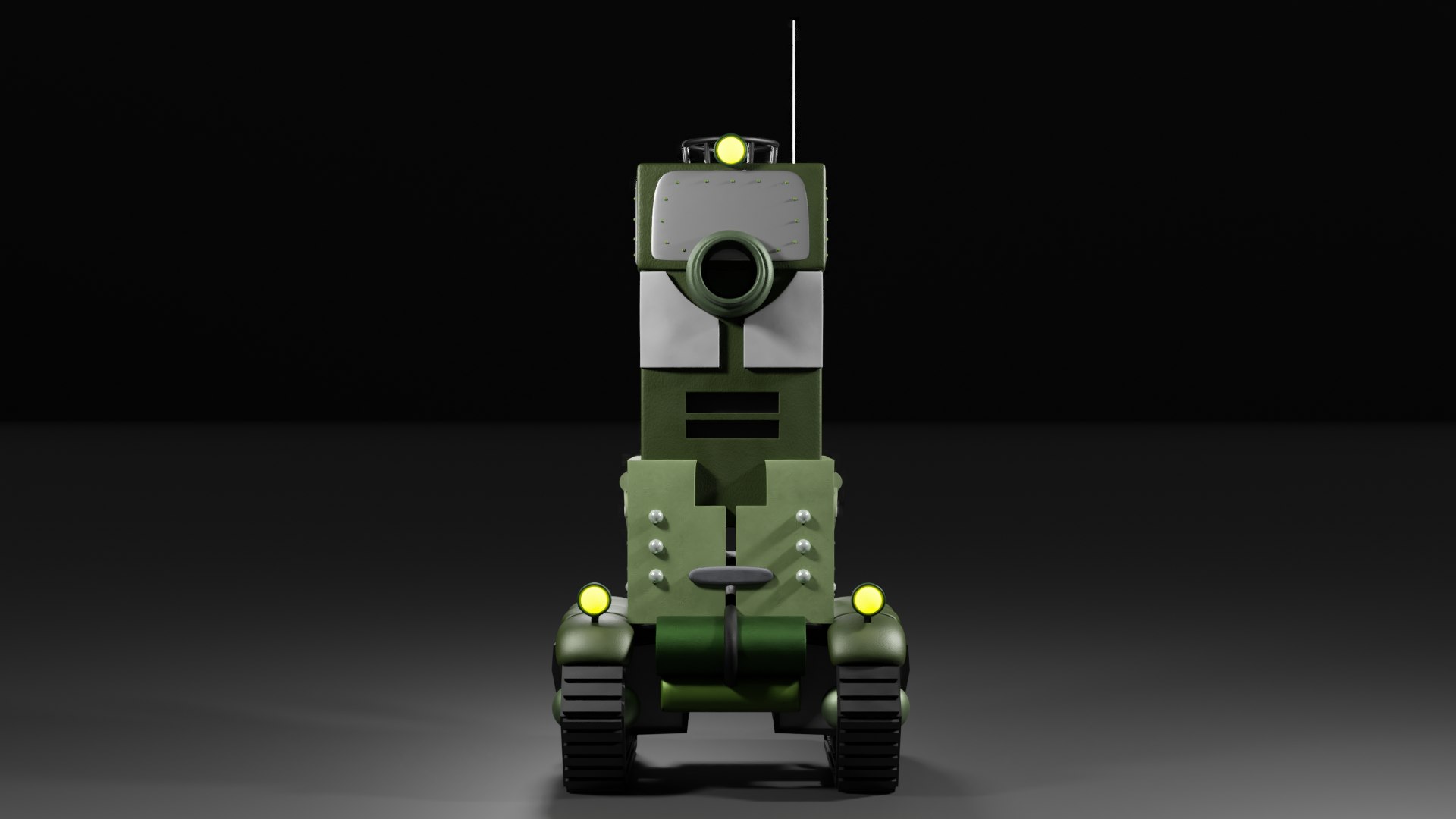 3D CARTOON TANK Model - TurboSquid 1758348