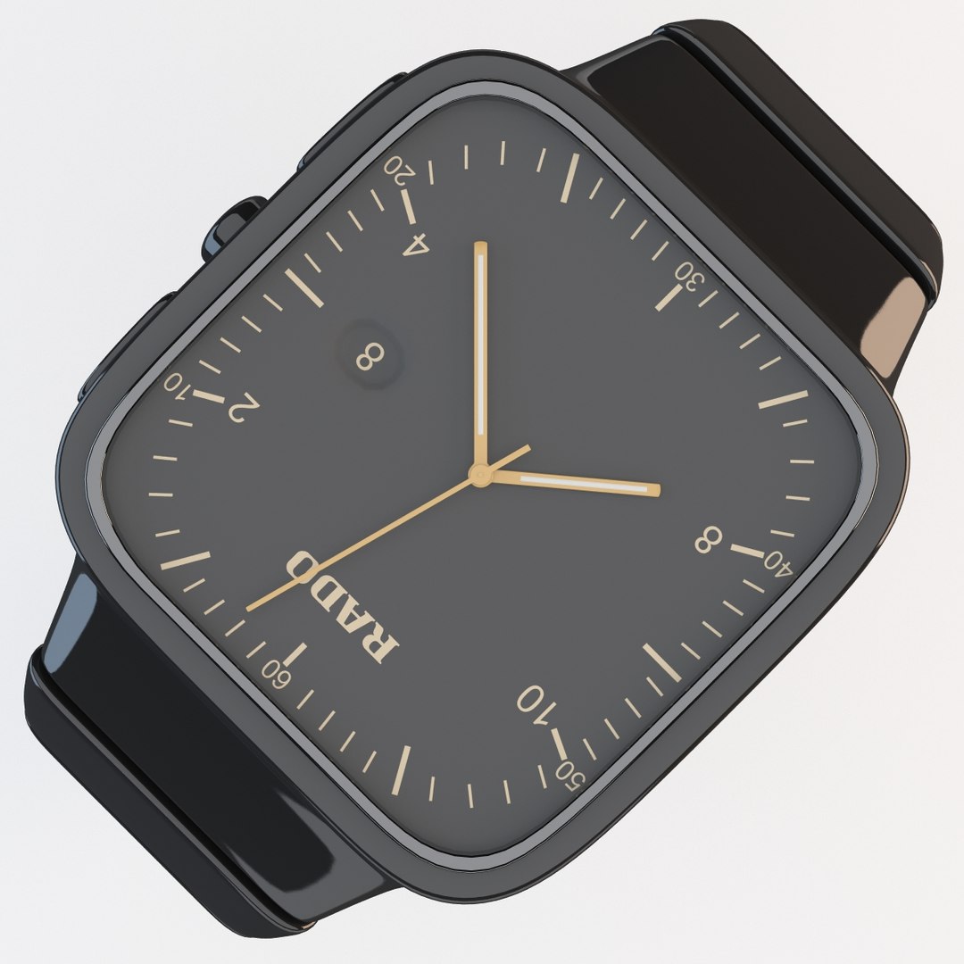 3d Rado Watch Model