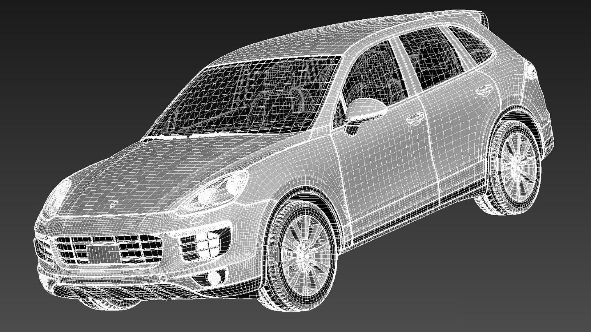 3d Model Of 2015 Porsche Cayenne