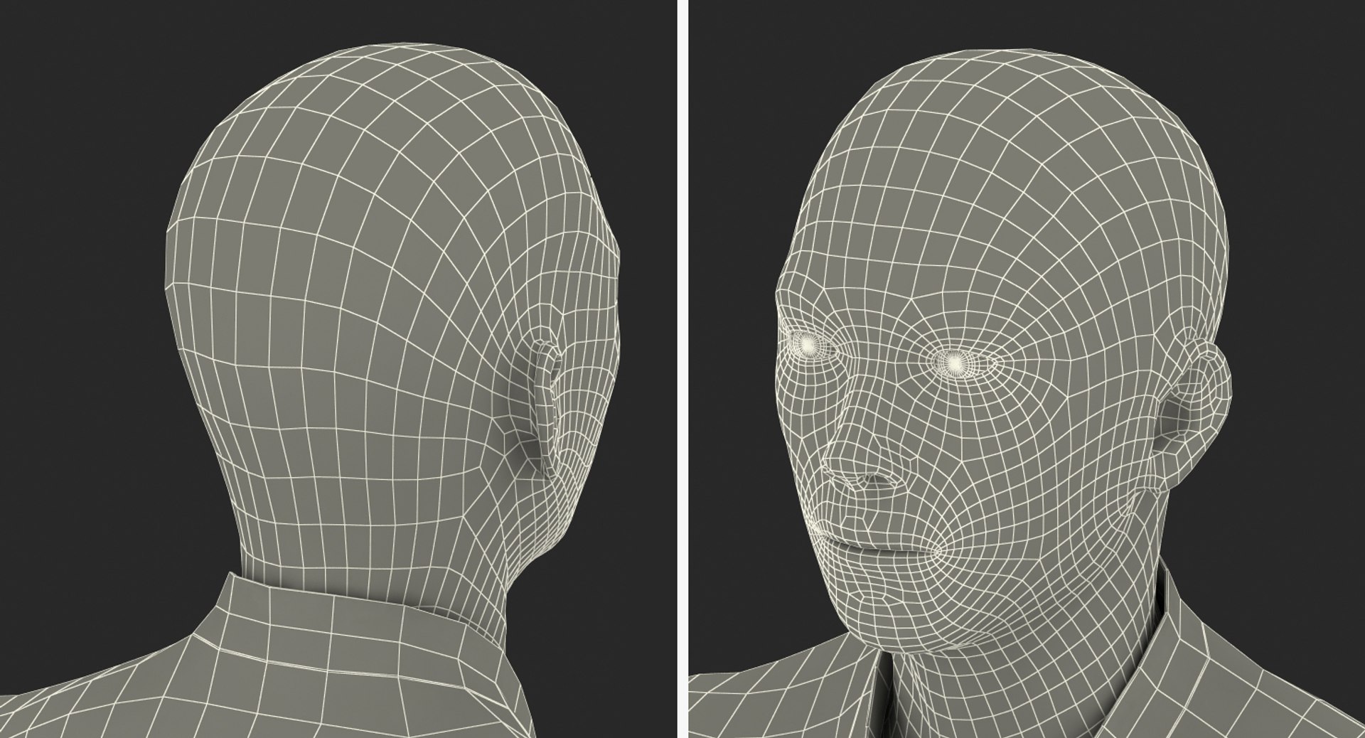 3d japanese karate fighter rigged model