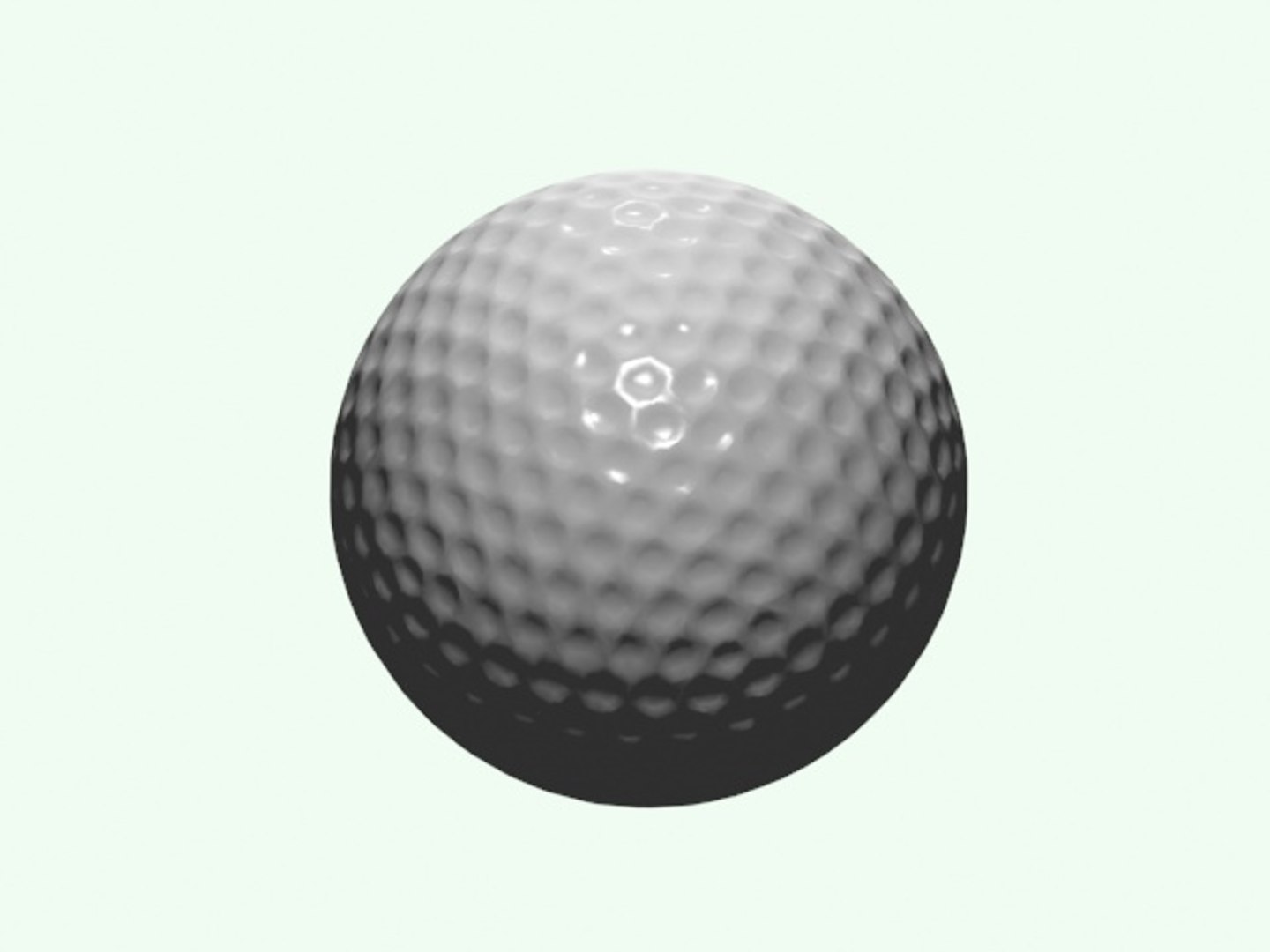 golf ball 3d model